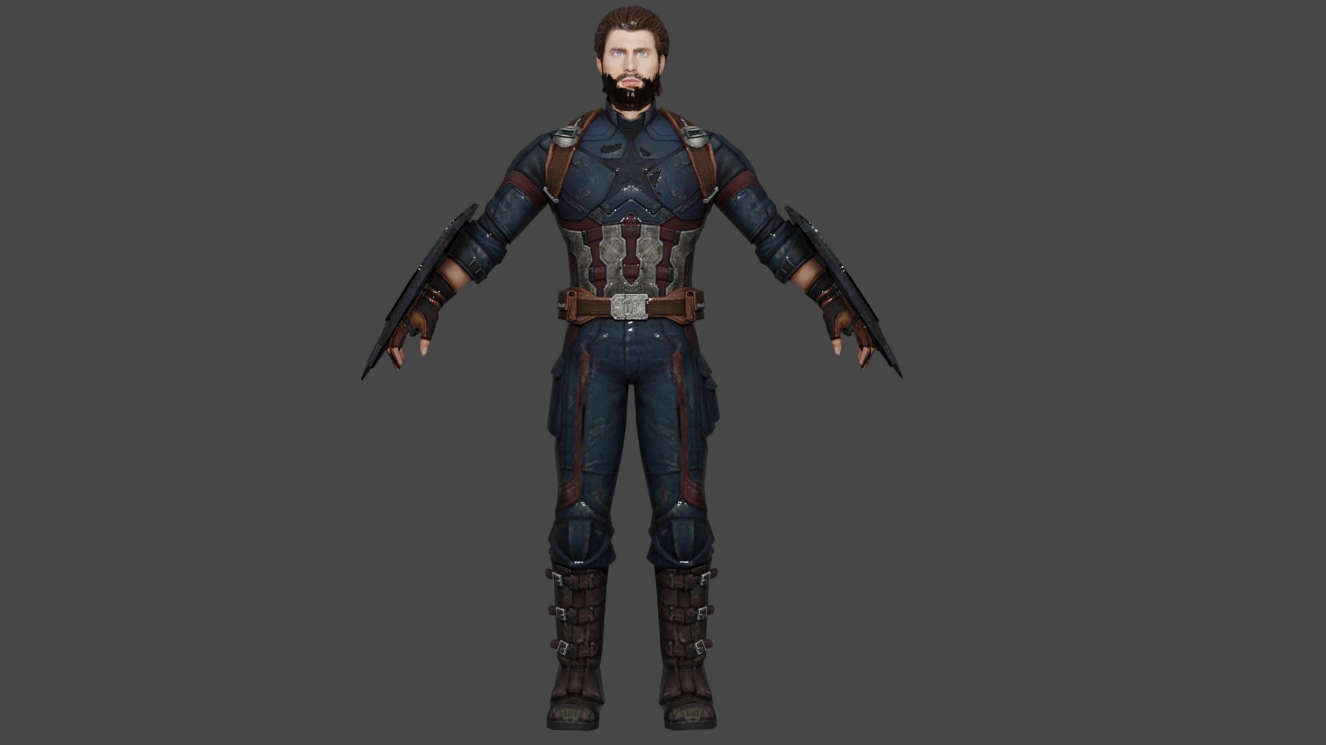 3D Captain America model - TurboSquid 2071639