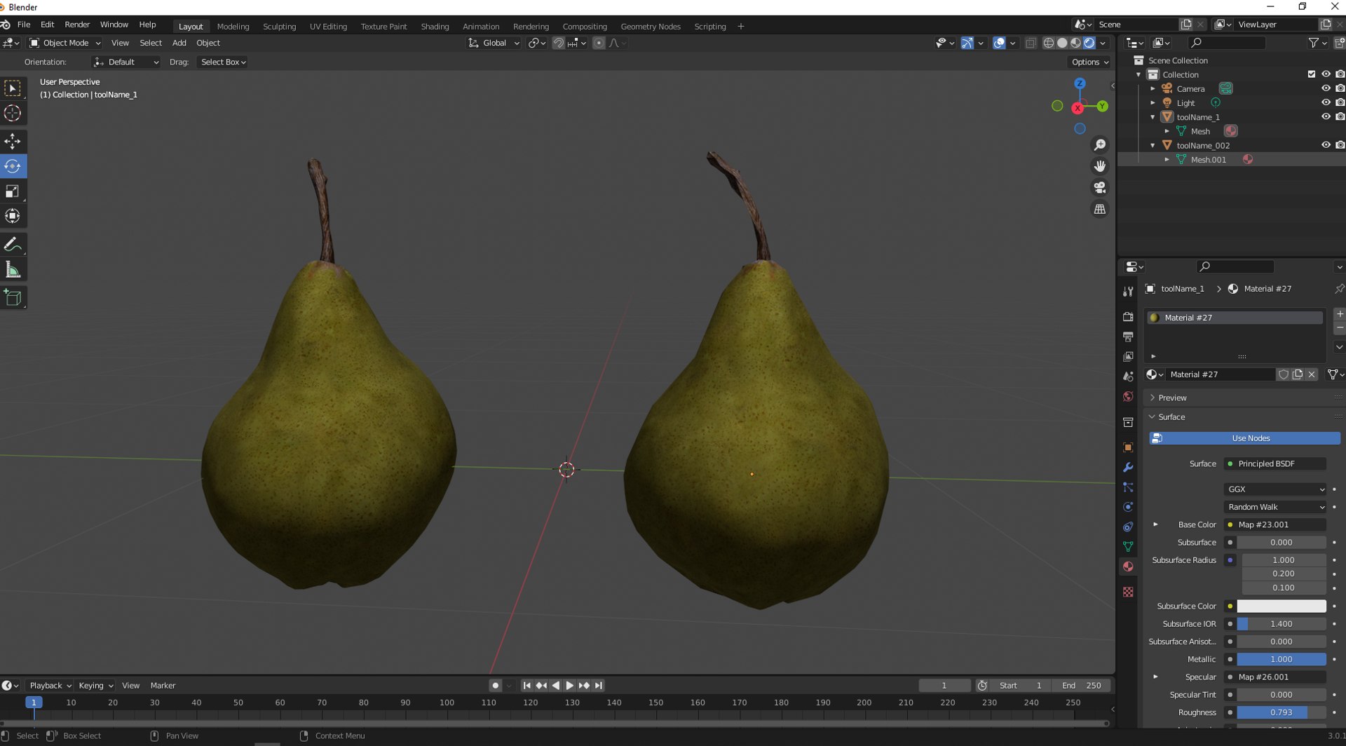 3D Pear Model - TurboSquid 1857902
