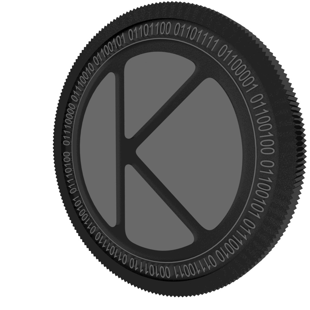 Kolin Black Coin 3D Model - TurboSquid 1606410