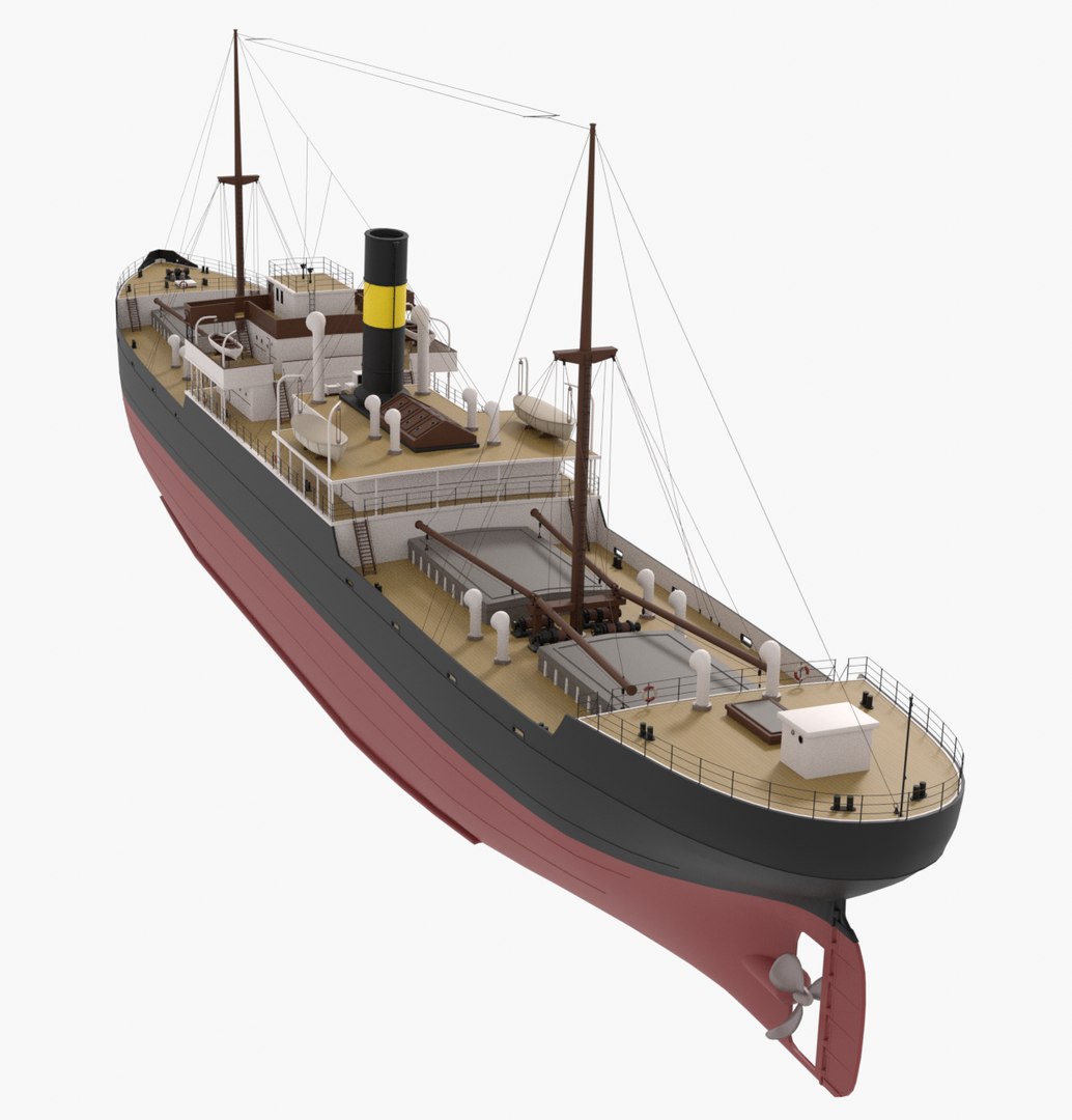 3D Merchant Ship Cargo Model - TurboSquid 1473977