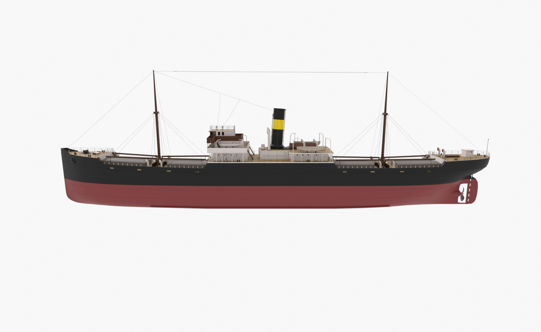 3D Merchant Ship Cargo Model - TurboSquid 1473977