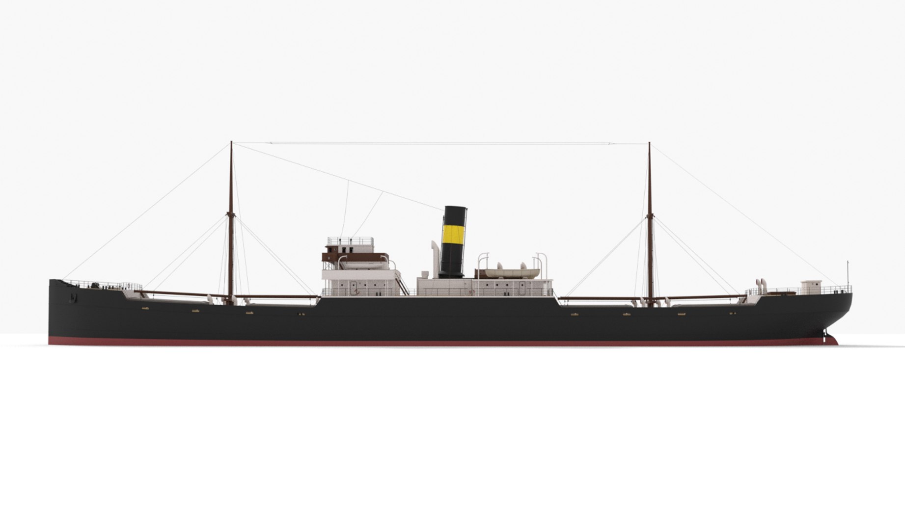 3D Merchant Ship Cargo Model - TurboSquid 1473977