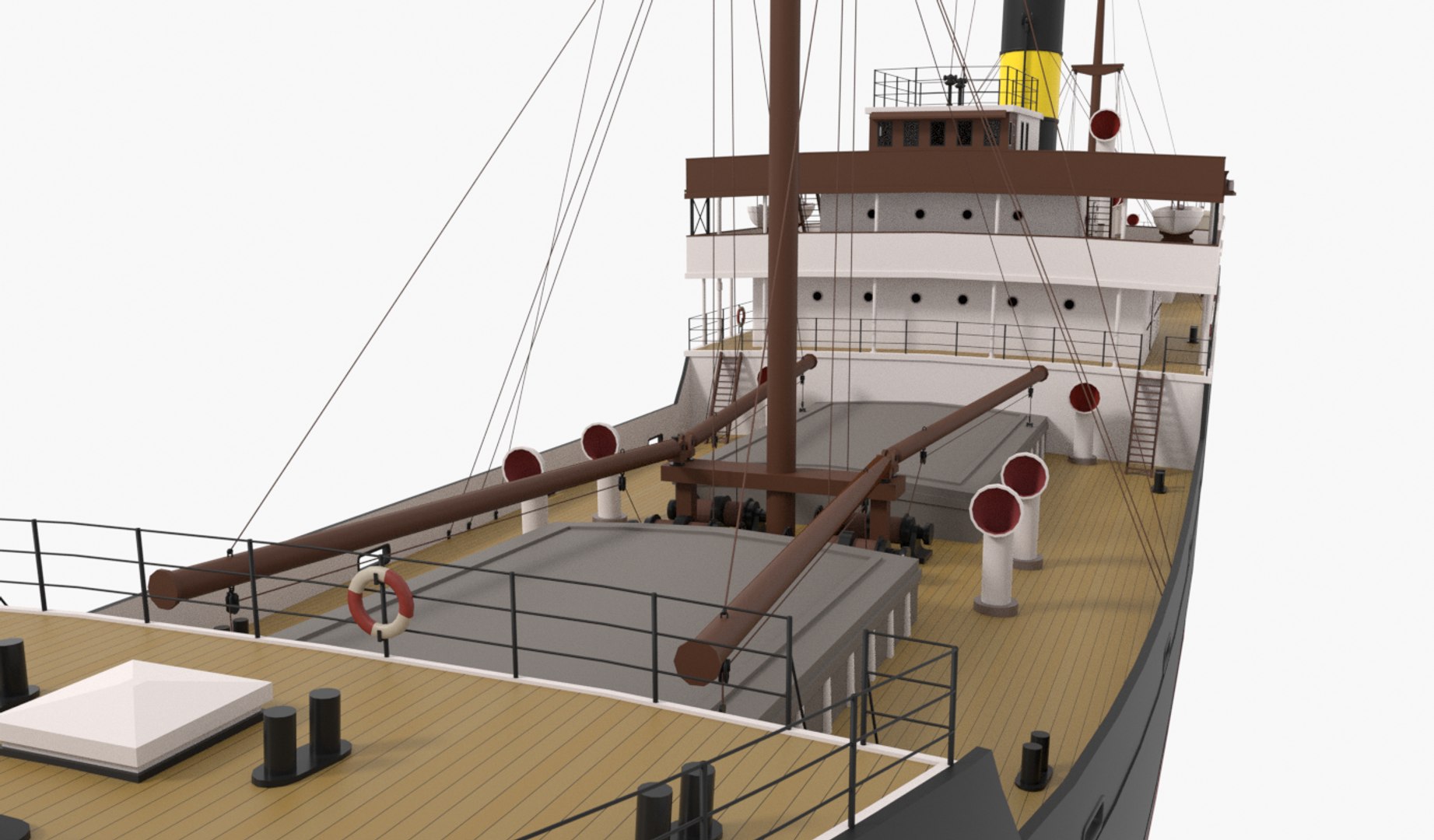 3D Merchant Ship Cargo Model - TurboSquid 1473977