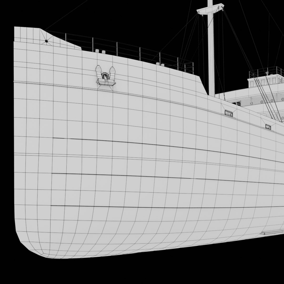 3D Merchant Ship Cargo Model - TurboSquid 1473977