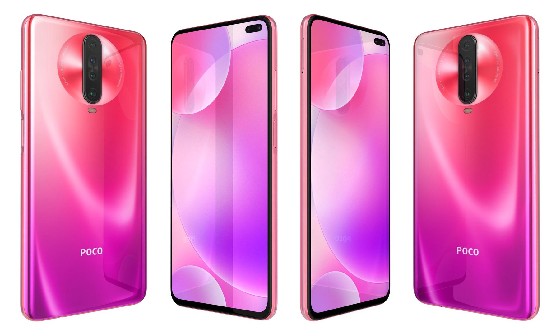 Xiaomi poco x2 colors 3D model - TurboSquid 1662380