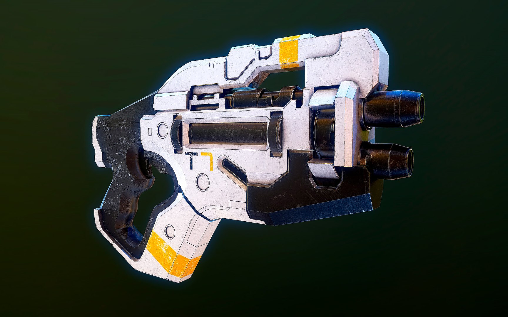 Talon T7 Heavy Pistol Mass Effect 3D Model - TurboSquid 2060846