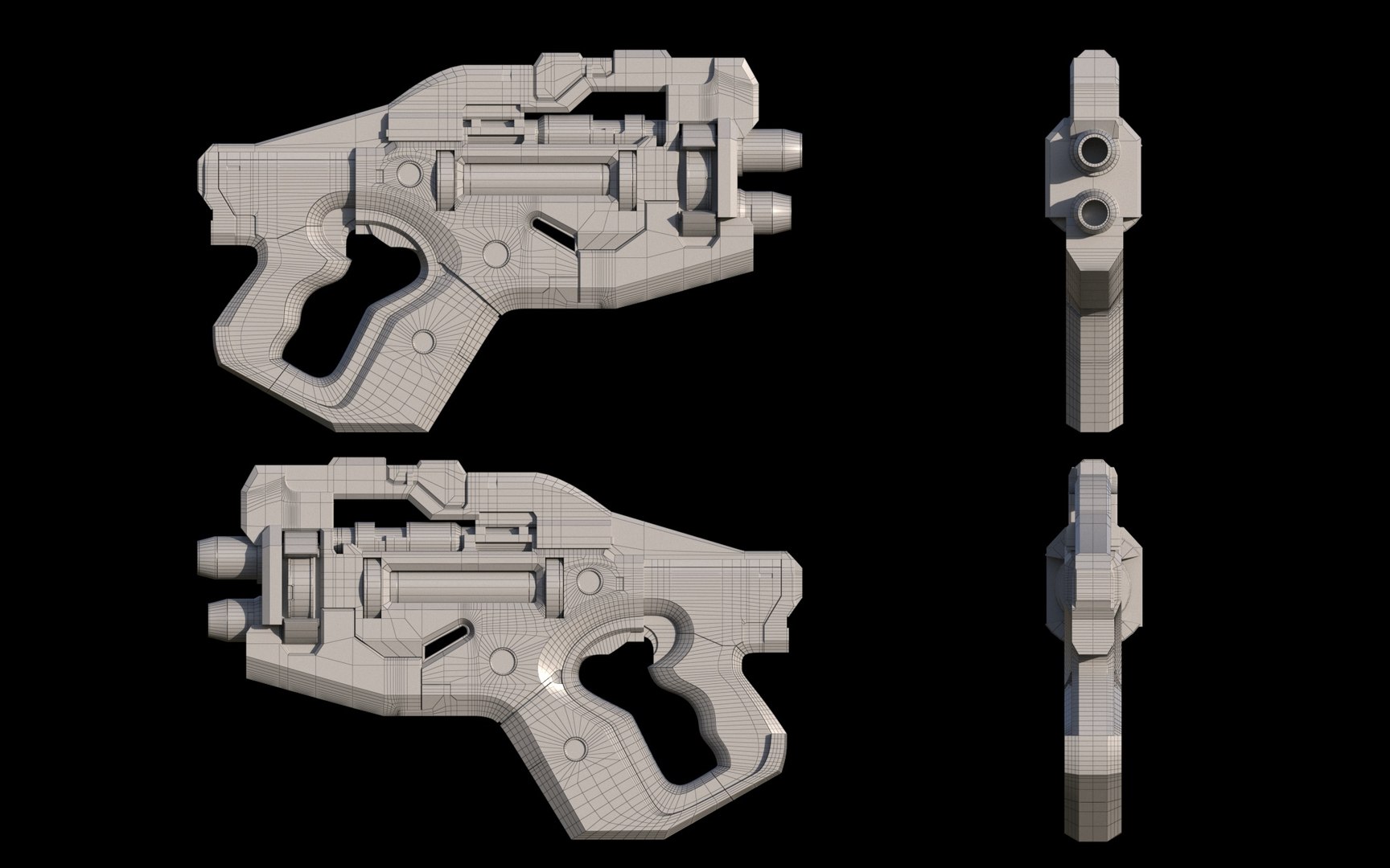 Talon T7 Heavy Pistol Mass Effect 3D Model - TurboSquid 2060846