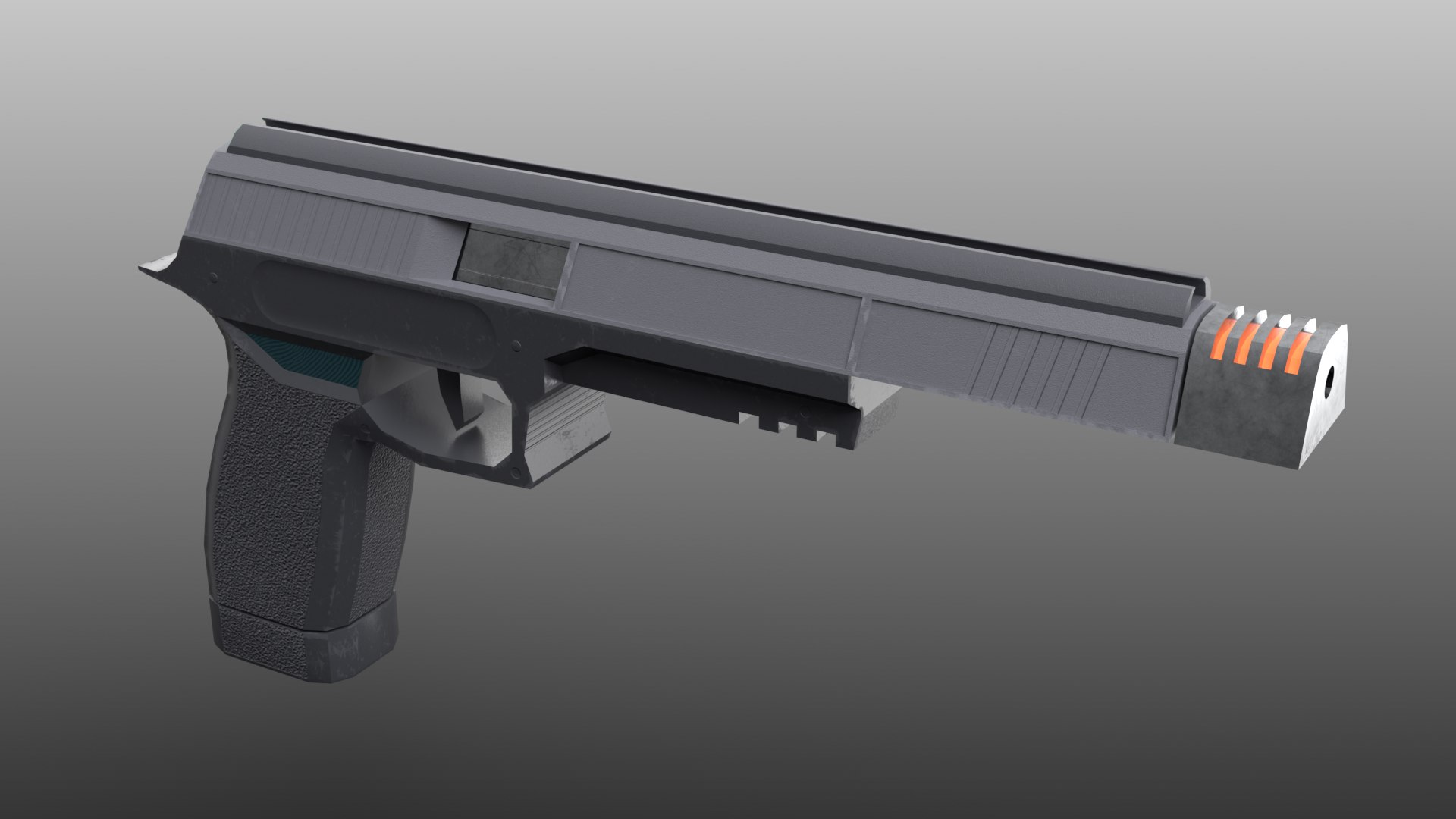 Sci-Fi Gun Pack Low-Poly PBR 3D Model - TurboSquid 1971762