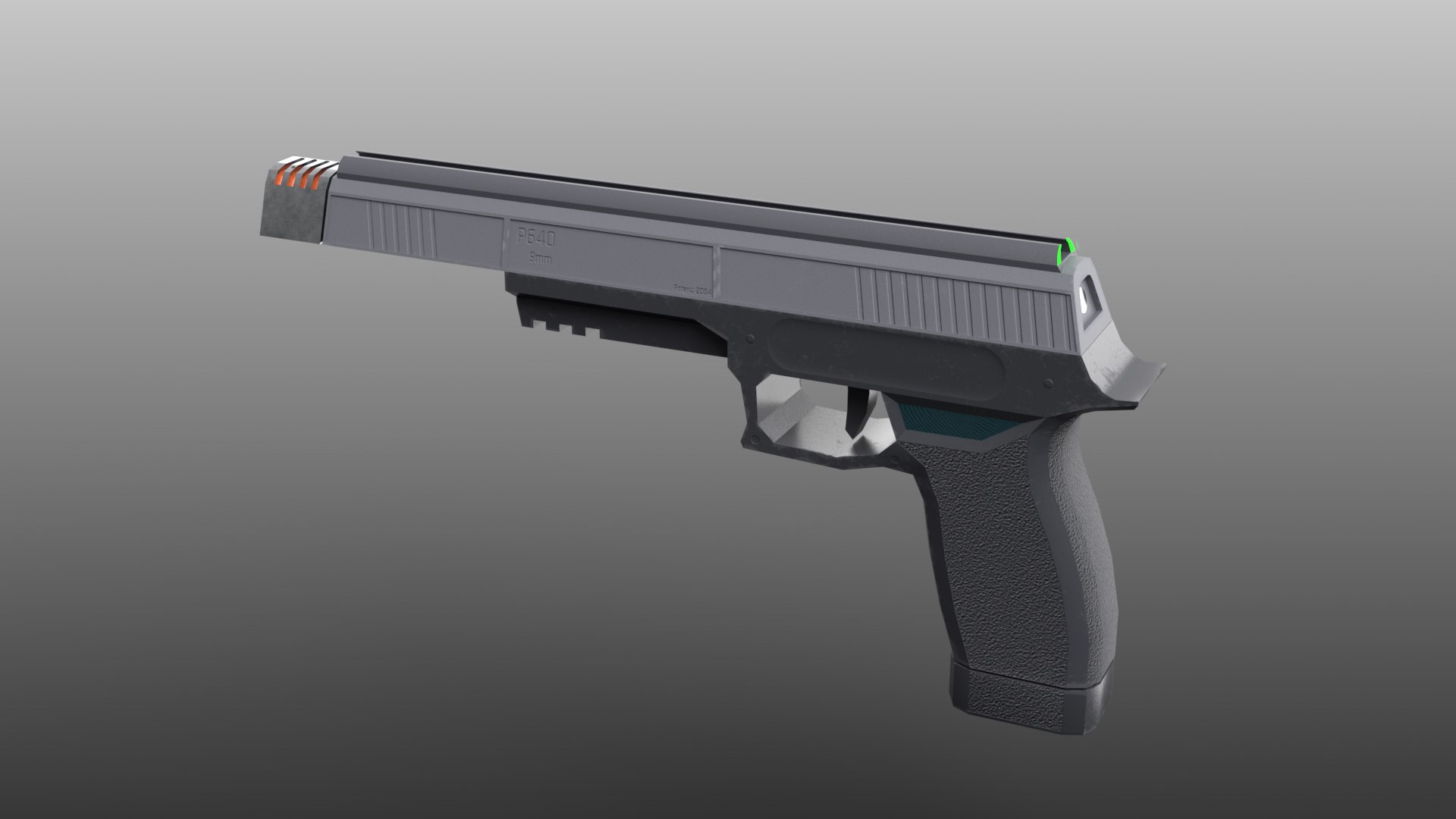 Sci-Fi Gun Pack Low-Poly PBR 3D Model - TurboSquid 1971762
