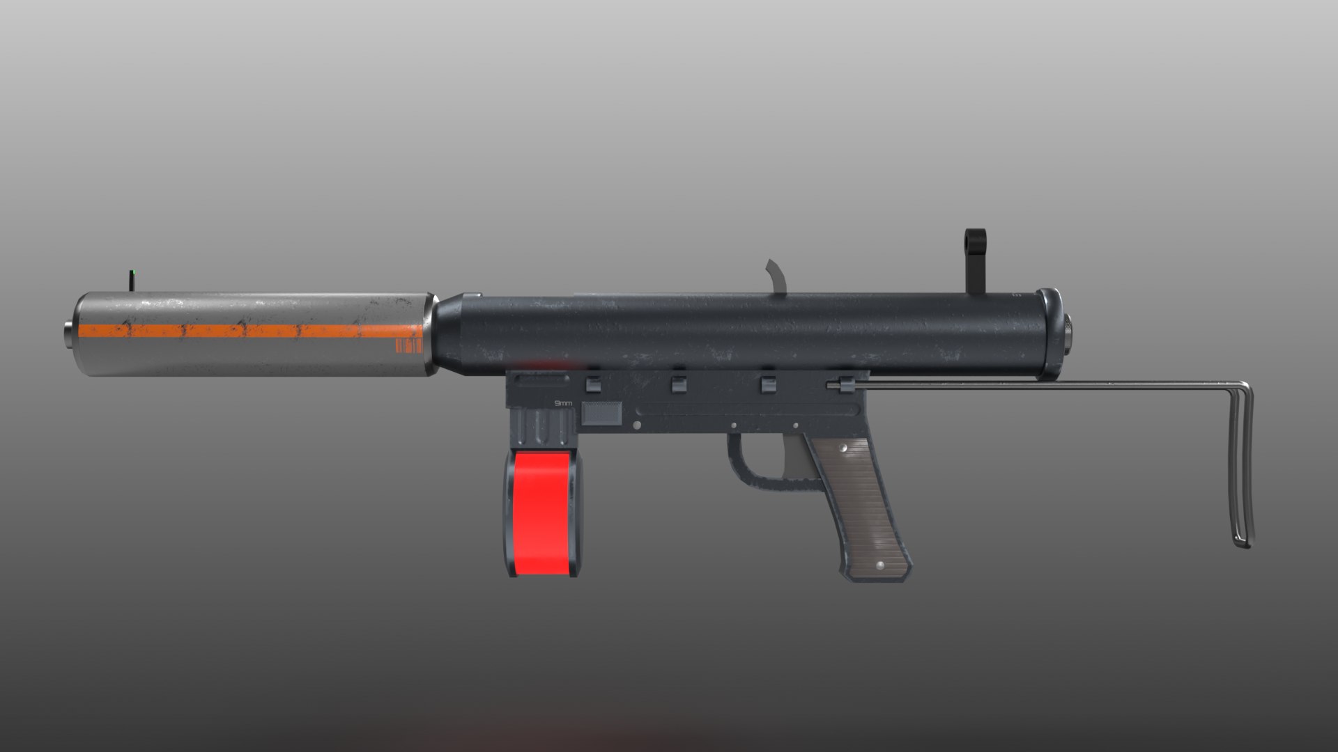 Sci-Fi Gun Pack Low-Poly PBR 3D Model - TurboSquid 1971762