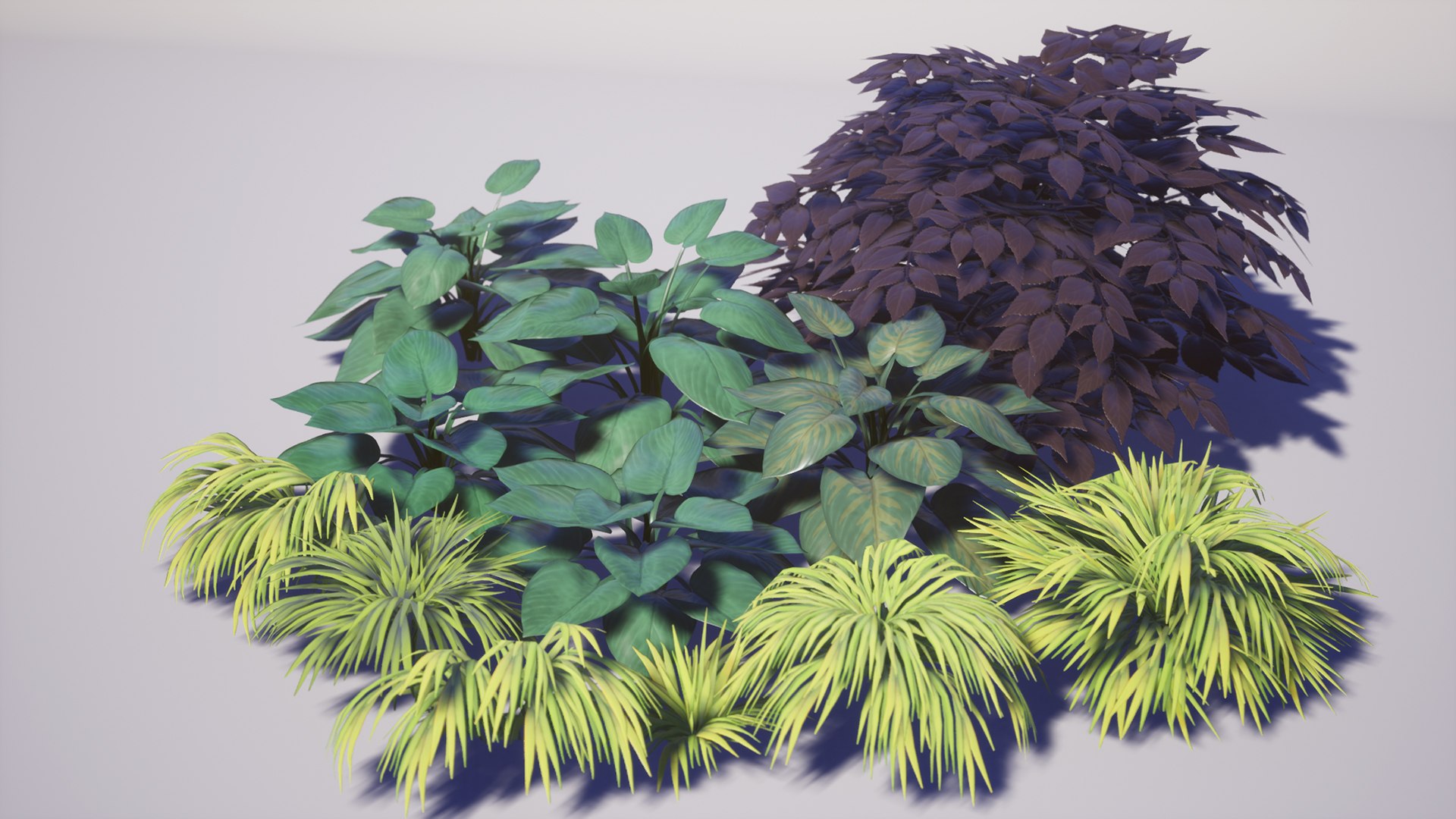 Garden Foliage Pack 3D Model - TurboSquid 2086713