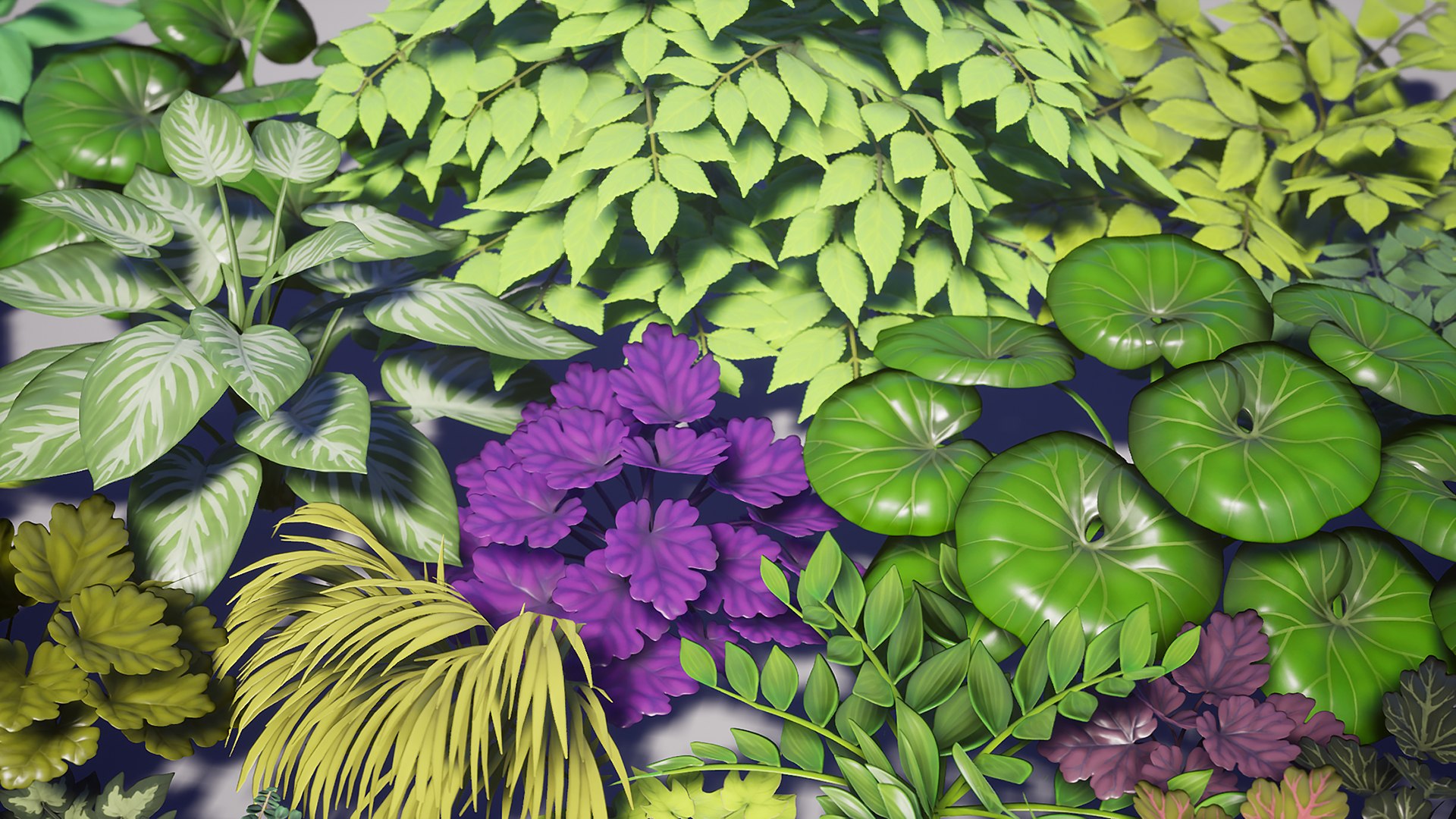 Garden Foliage Pack 3D Model - TurboSquid 2086713