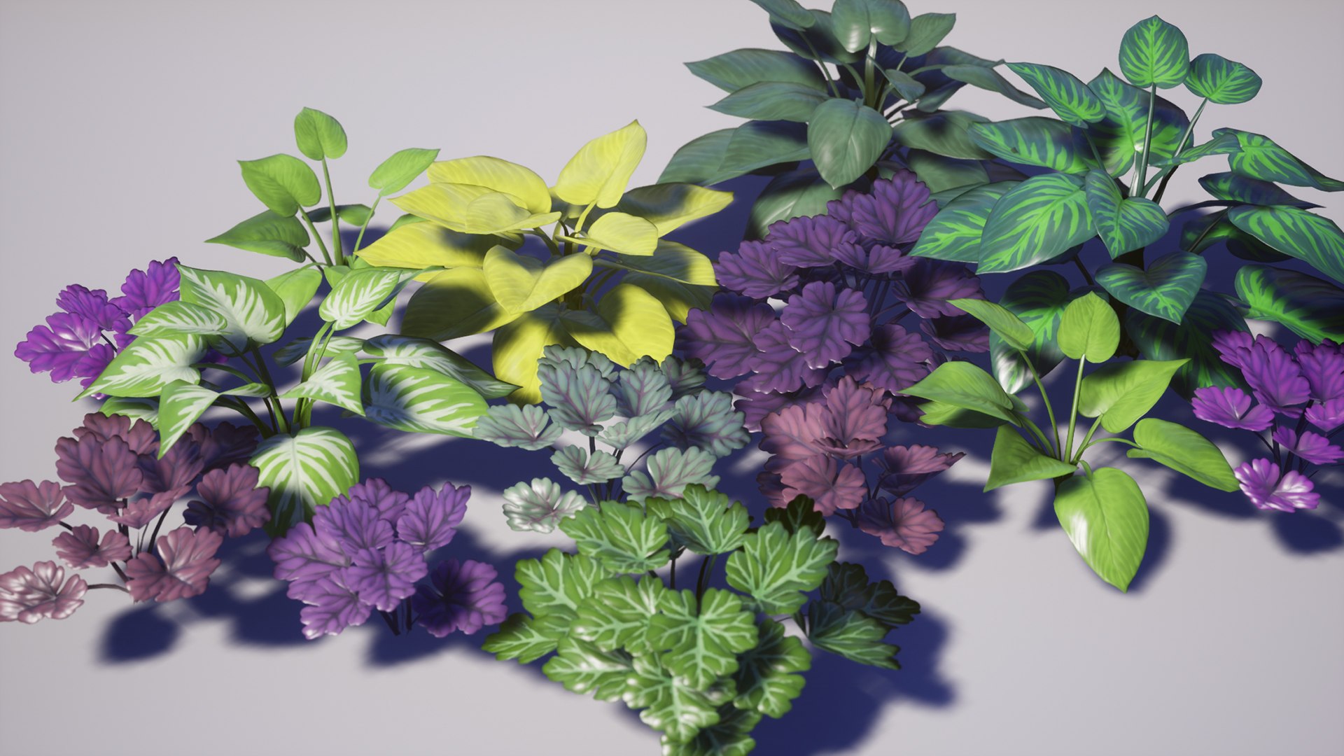 Garden Foliage Pack 3D Model - TurboSquid 2086713