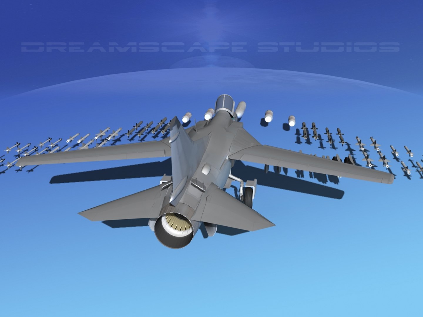 3d dxf mig-23 flogger b fighter