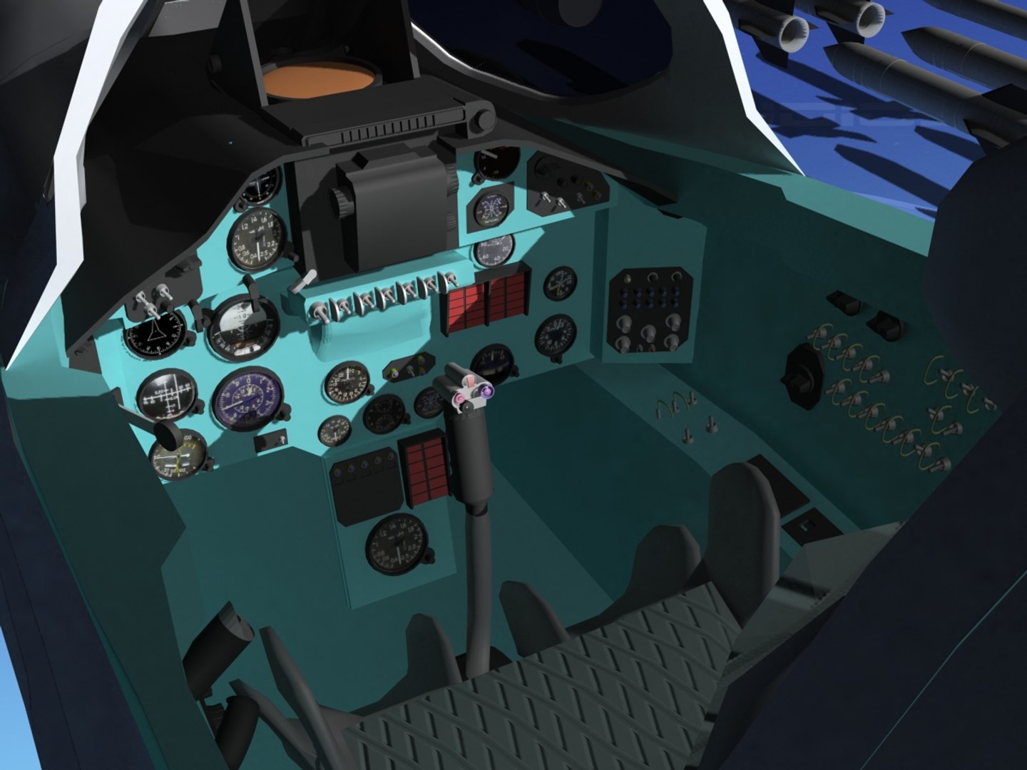 3d dxf mig-23 flogger b fighter