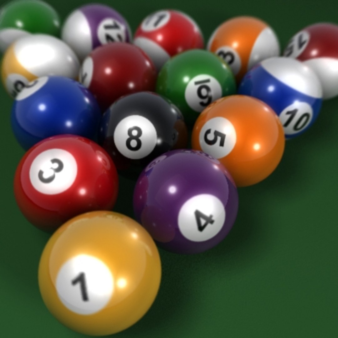 Pool Ball 3d Model