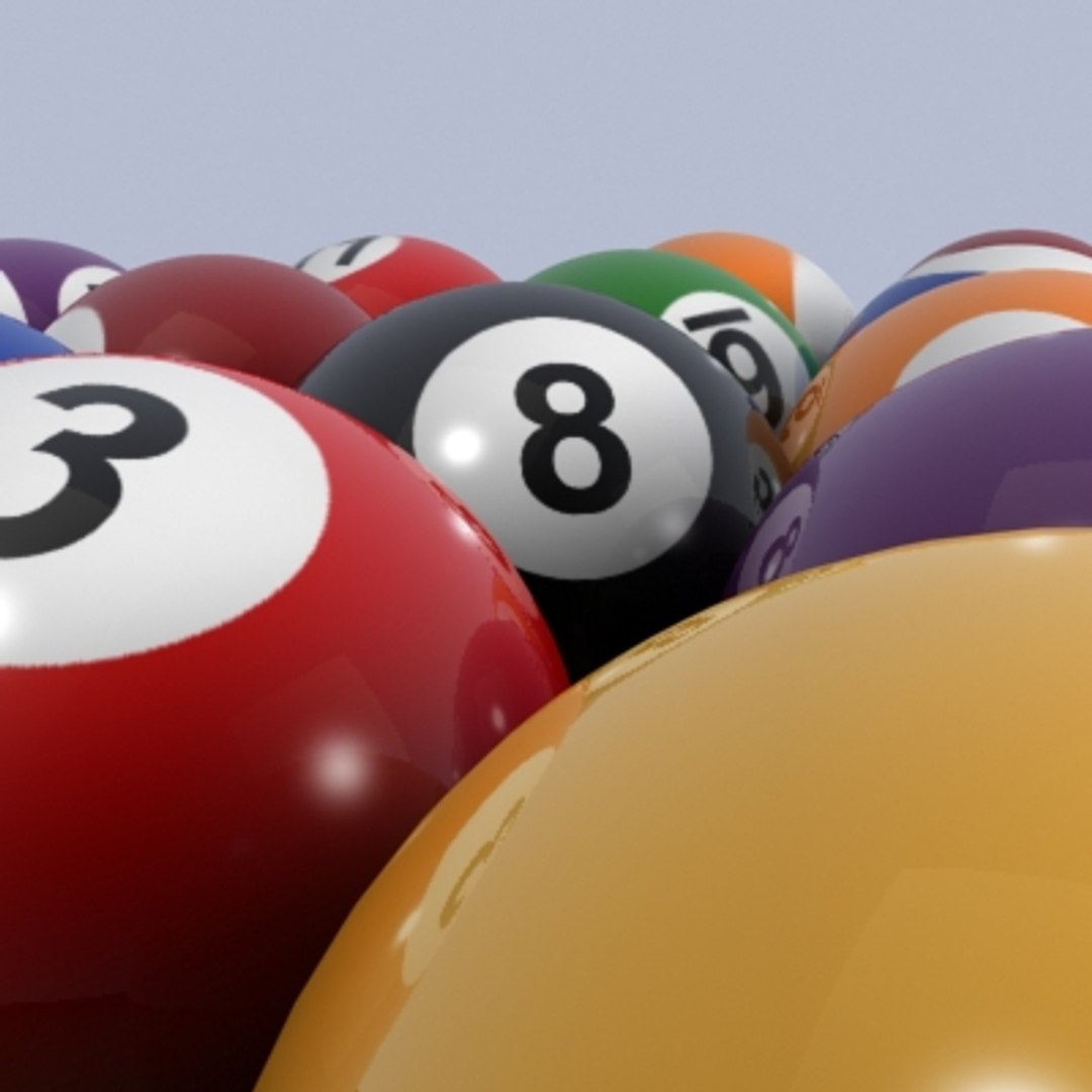 Pool Ball 3d Model