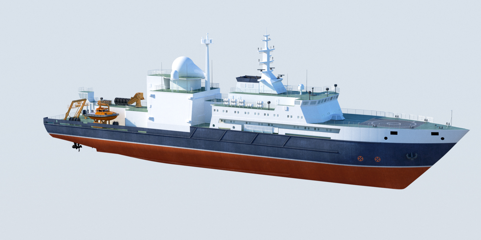 Oceanographic research vessel Yantar project 22010 Cruise 3D ...