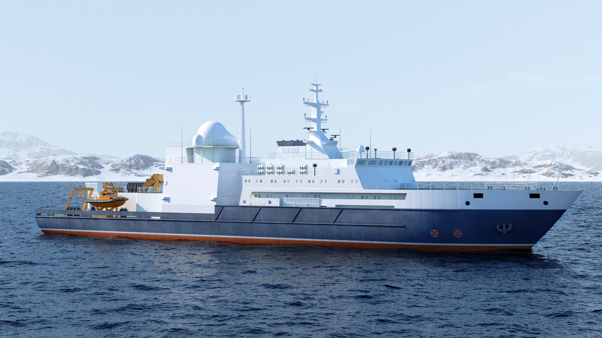 Oceanographic research vessel Yantar project 22010 Cruise 3D ...