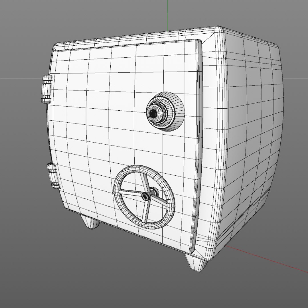 Safe Cartoon 3D Model - TurboSquid 1208254