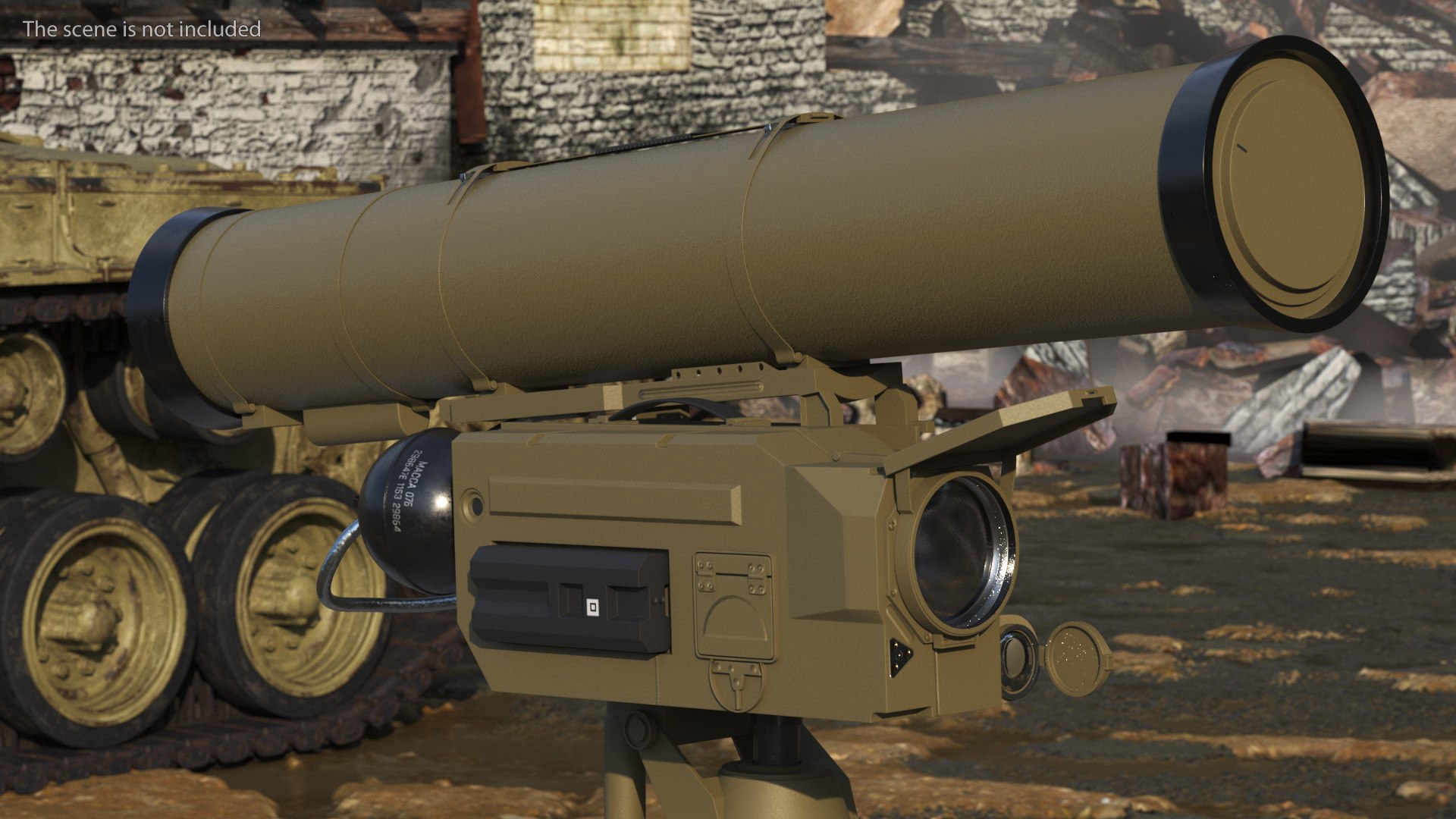 Anti Tank Missile Complex AT-14 Spriggan 3D model - TurboSquid 1987058