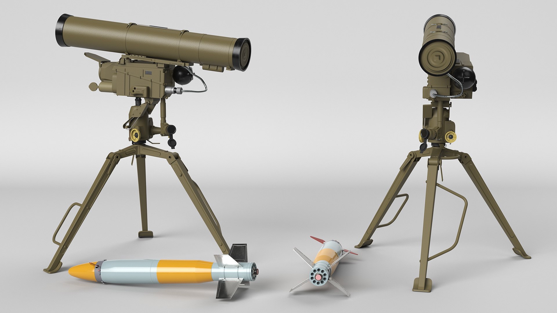 Anti Tank Missile Complex AT-14 Spriggan 3D model - TurboSquid 1987058
