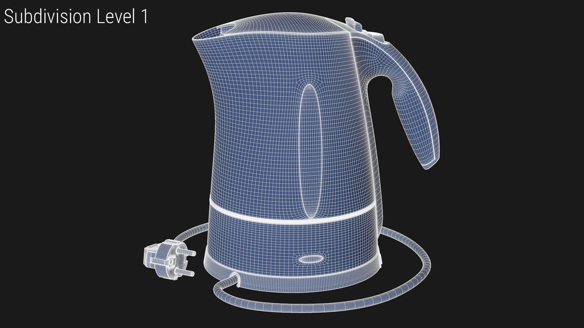 Electric kettle braun wk model - TurboSquid 1656196