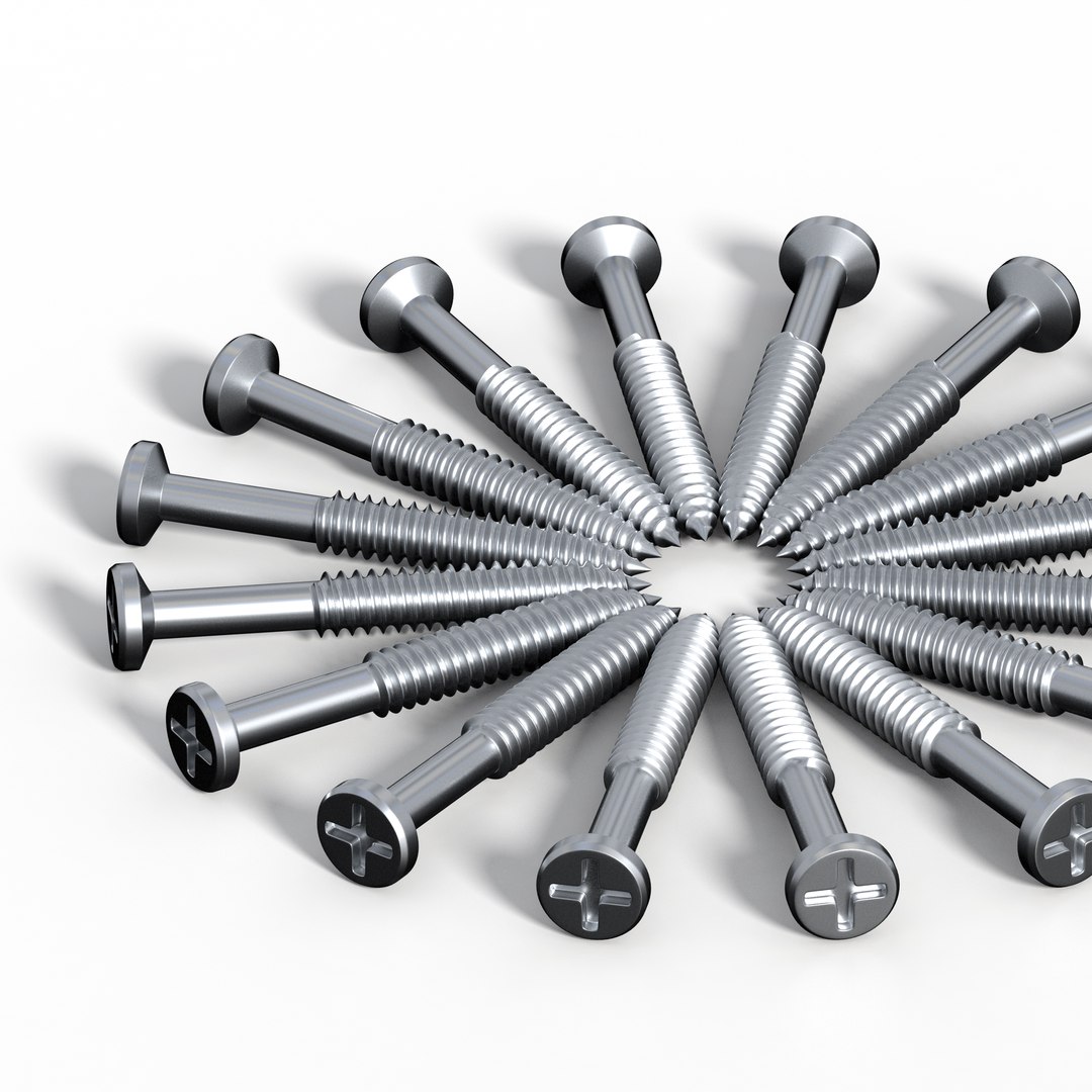 Screws 3D Model - TurboSquid 1537798