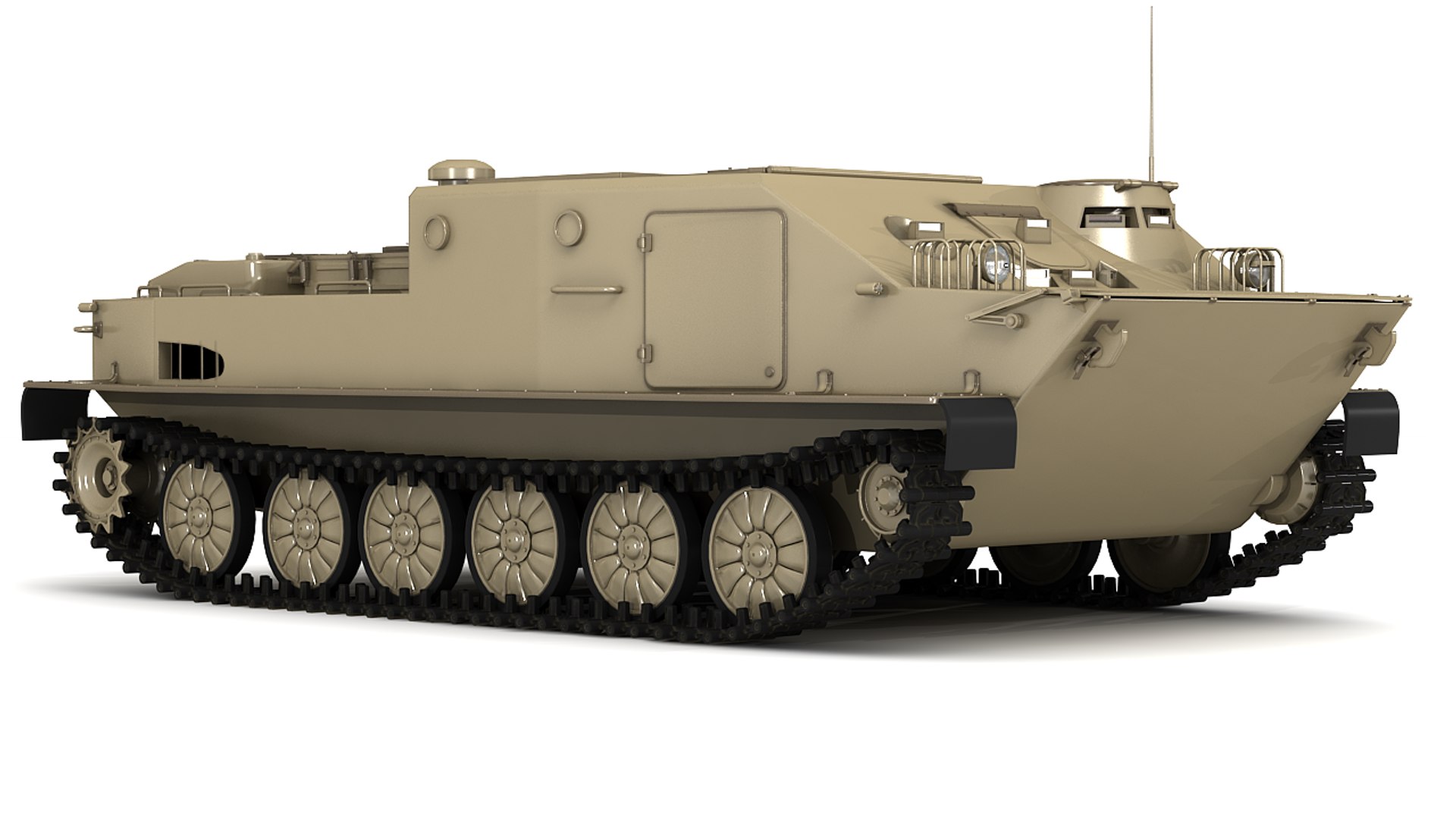 3D Soviet Btr-50 - TurboSquid 1396959