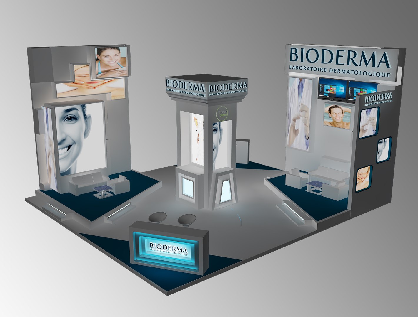 Stand Exhibition Booth Model - TurboSquid 1421128