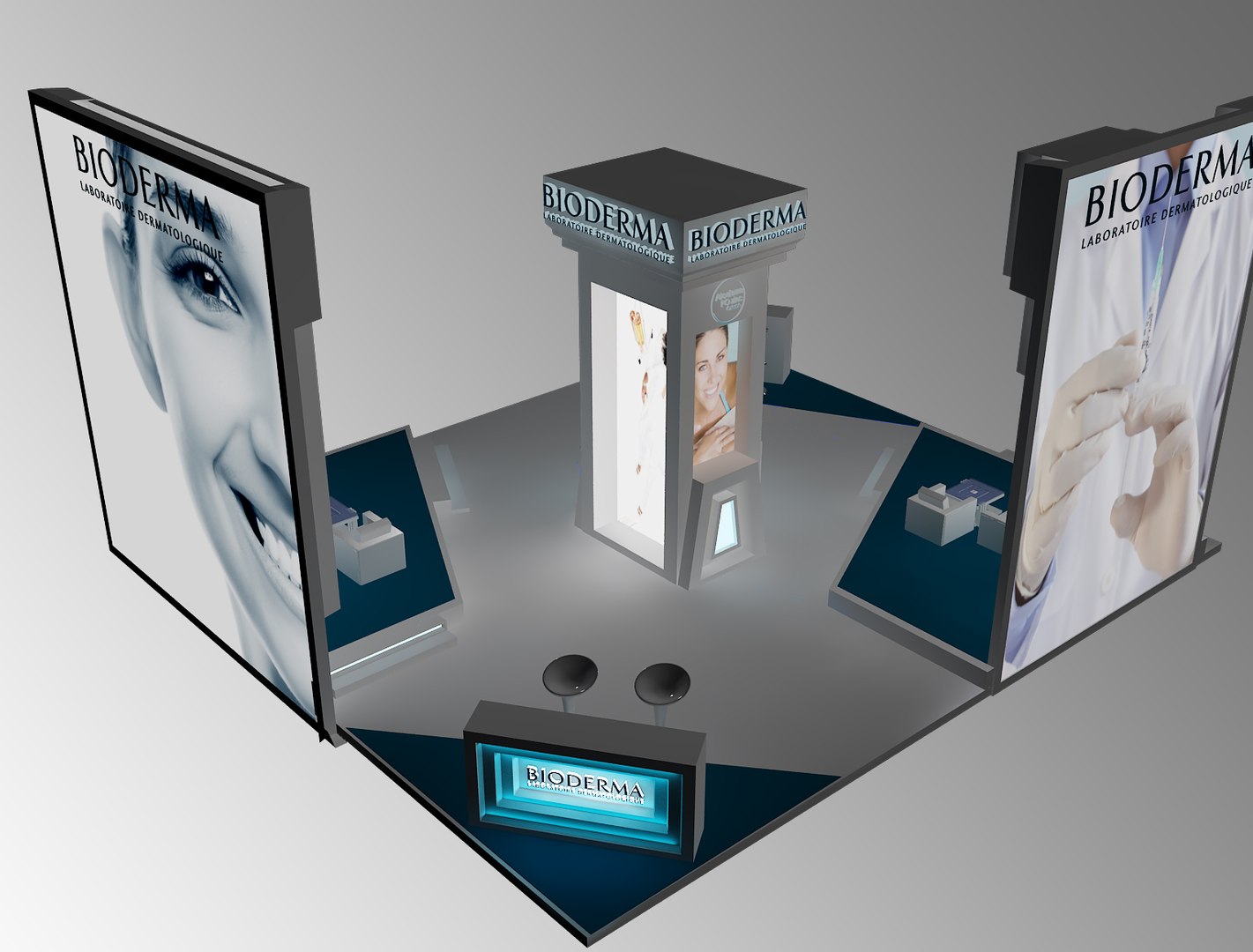 Stand Exhibition Booth Model - TurboSquid 1421128