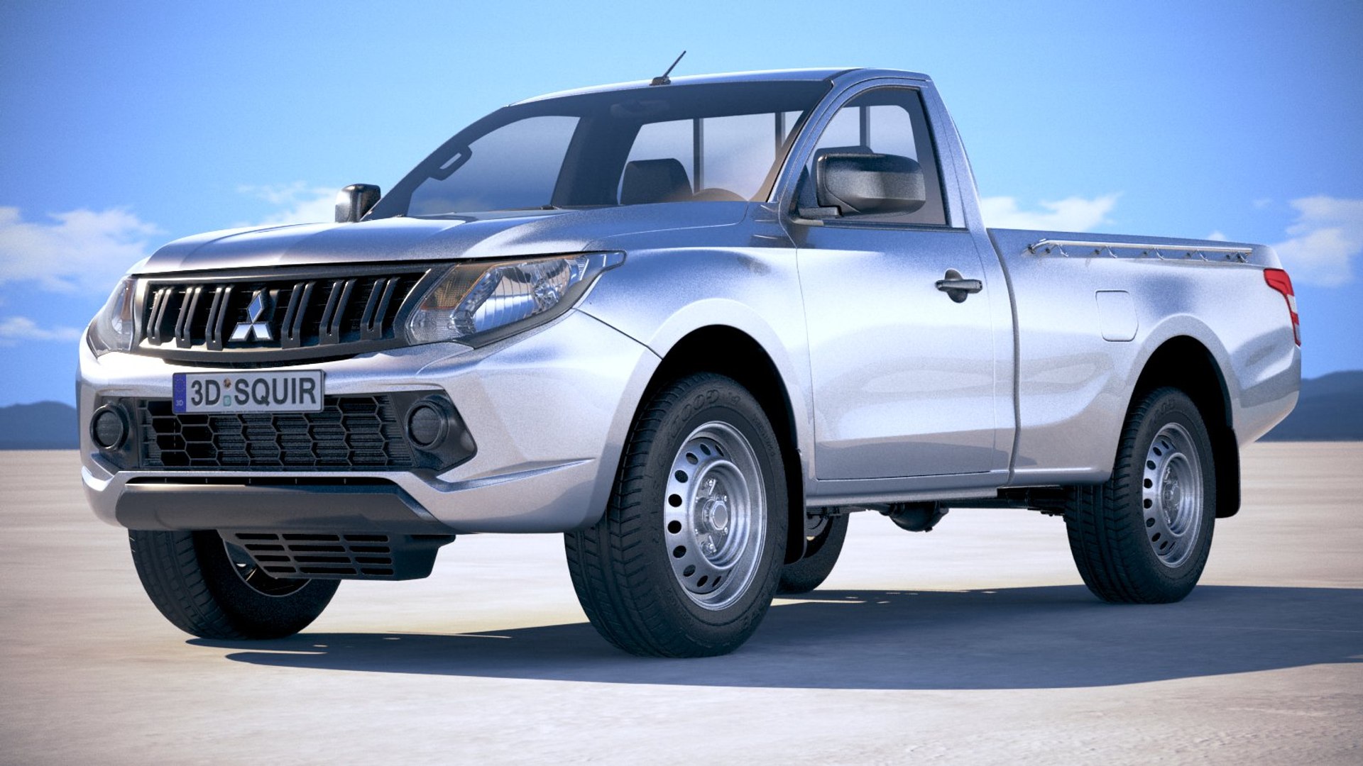 Mitsubishi L200 Single 3D Model - TurboSquid 1351358