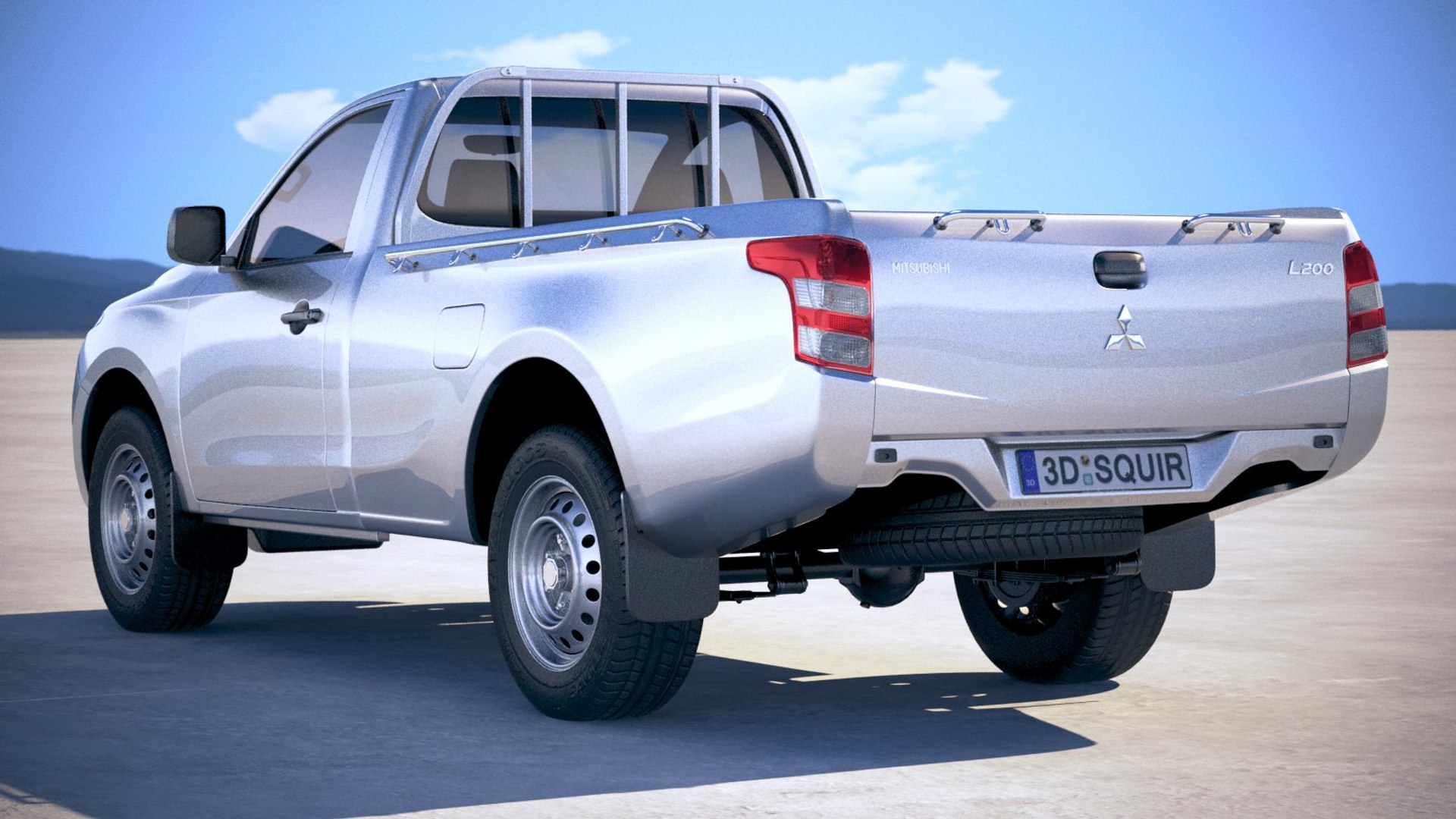 Mitsubishi L200 Single 3D Model - TurboSquid 1351358