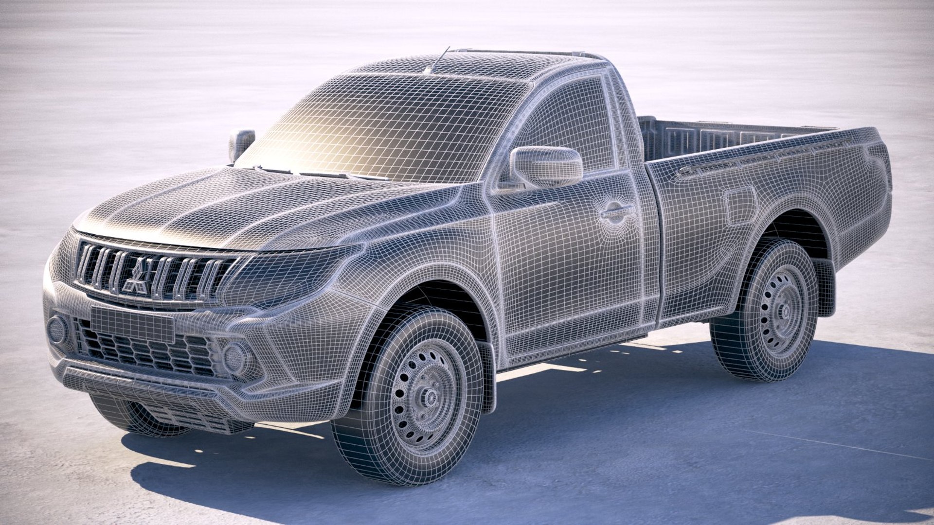 Mitsubishi L200 Single 3D Model - TurboSquid 1351358