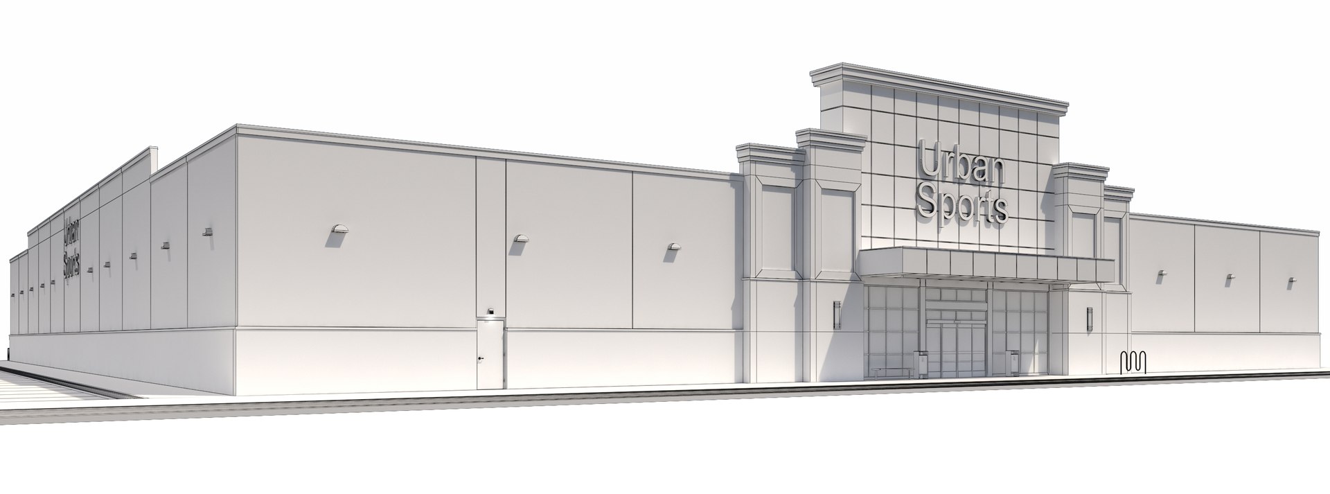 Exterior Retail Store 3D - TurboSquid 1341947