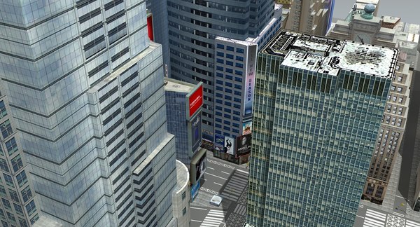 3d new york square time