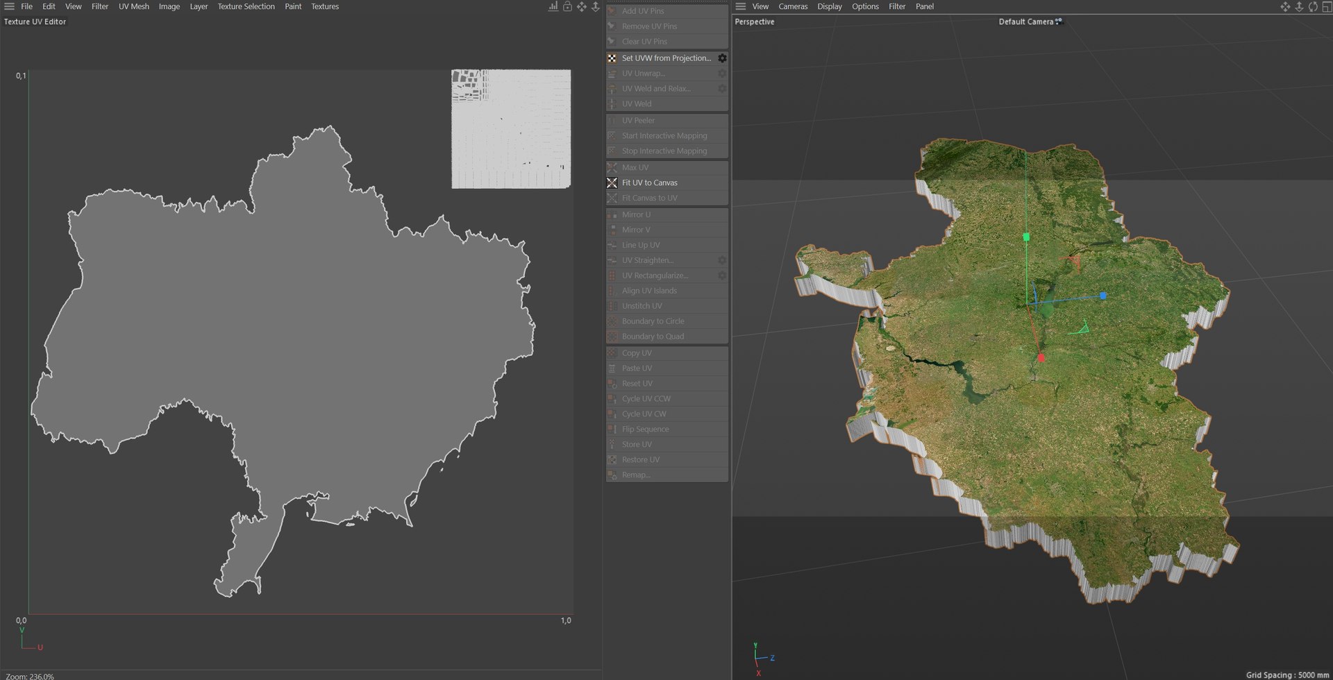 Ukraine Terrain Map 3D Model - TurboSquid 2337624