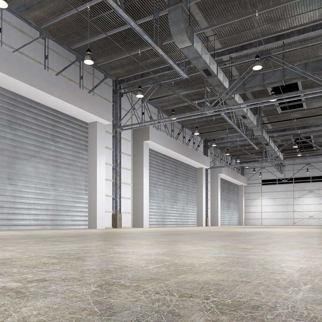 Warehouse Interior Obj