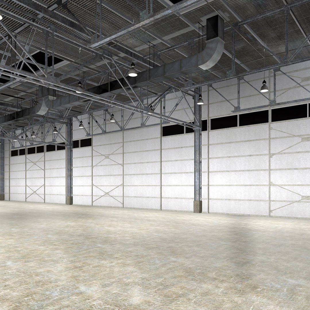 Warehouse Interior Obj