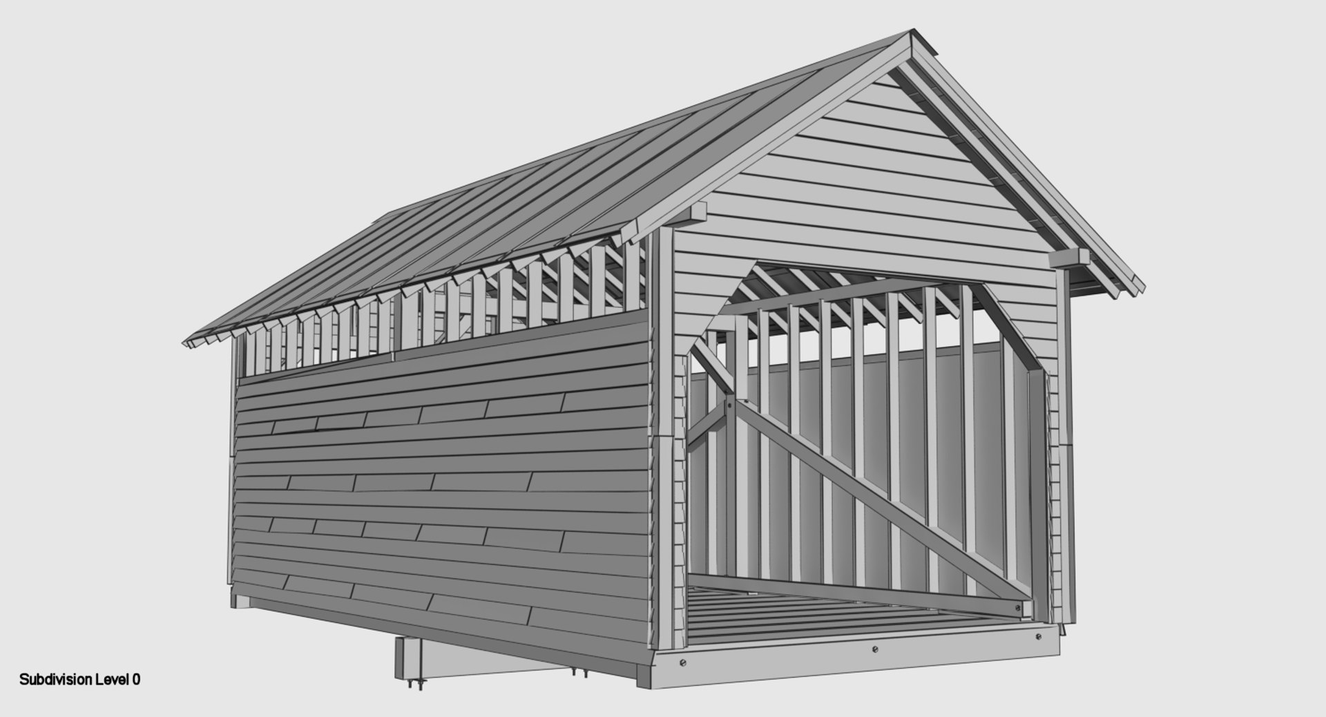 Covered Bridge Model - TurboSquid 1422848