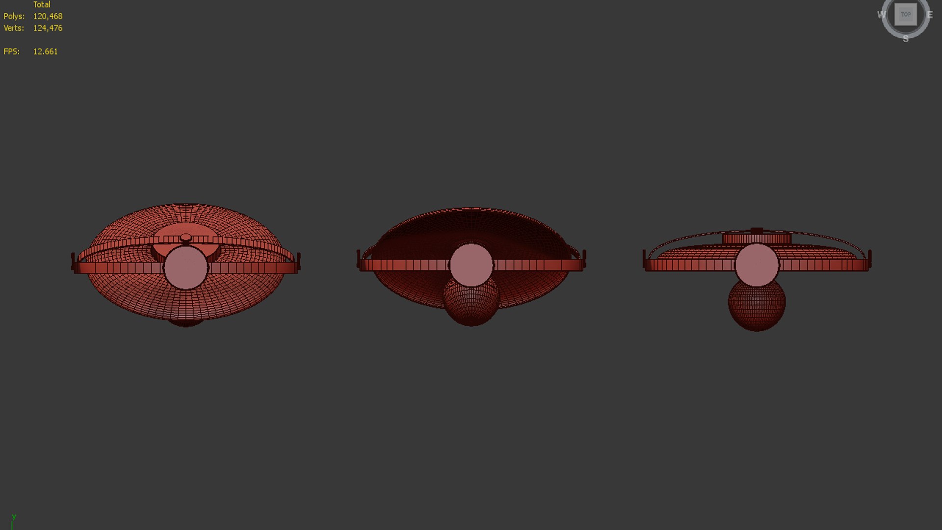 3D Radar Interior Cyclope Pendant Lamp - TurboSquid 1875817