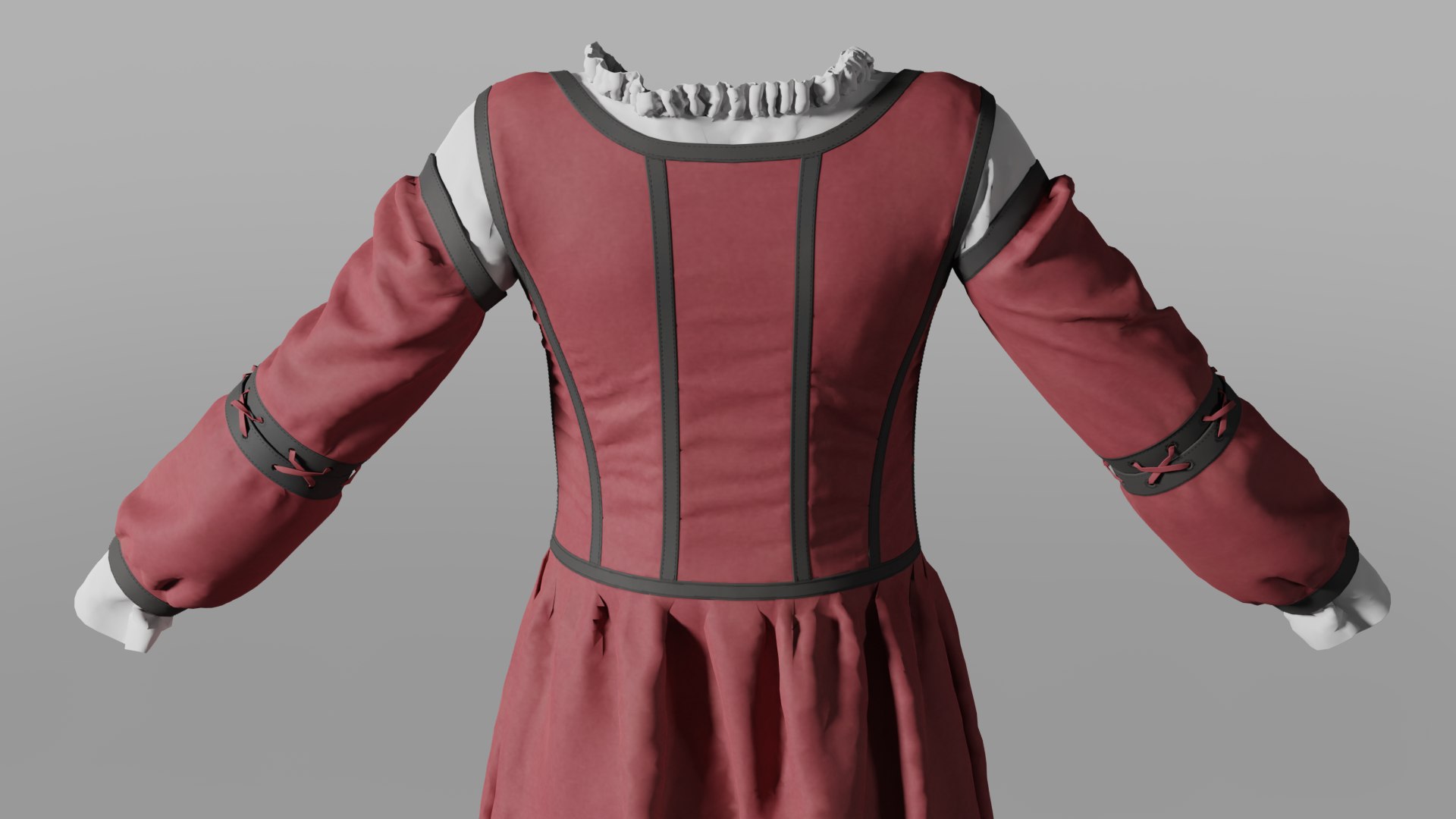 Medieval Dress 3D Model - TurboSquid 1979443