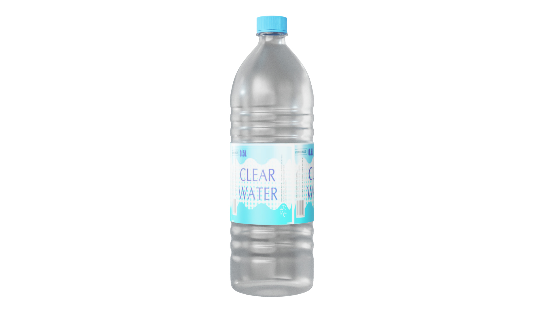 Disposable Water Bottle Model - TurboSquid 2348728