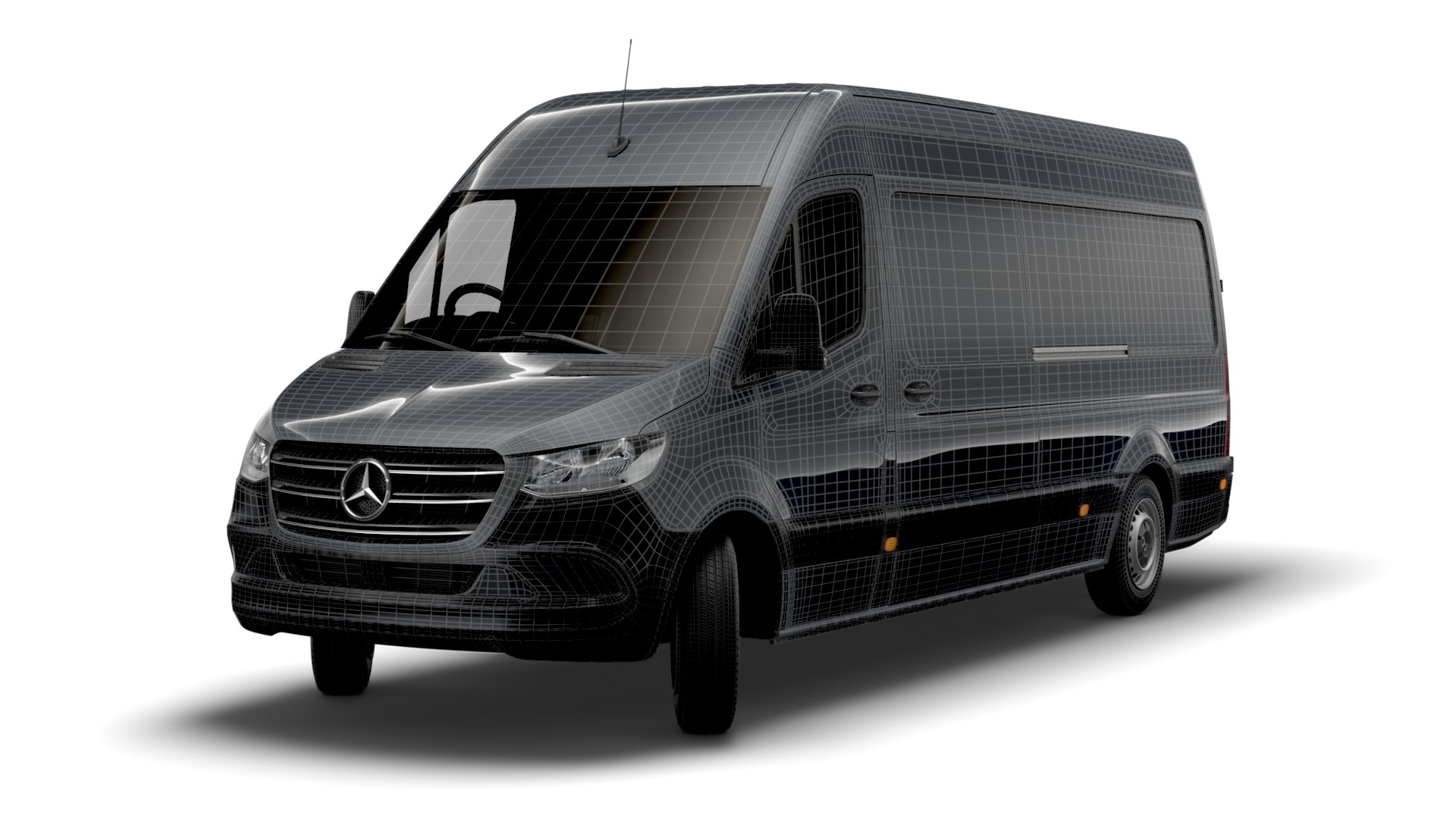 3D Mercedes Benz Sprinter L3h2 Model - TurboSquid 1649847