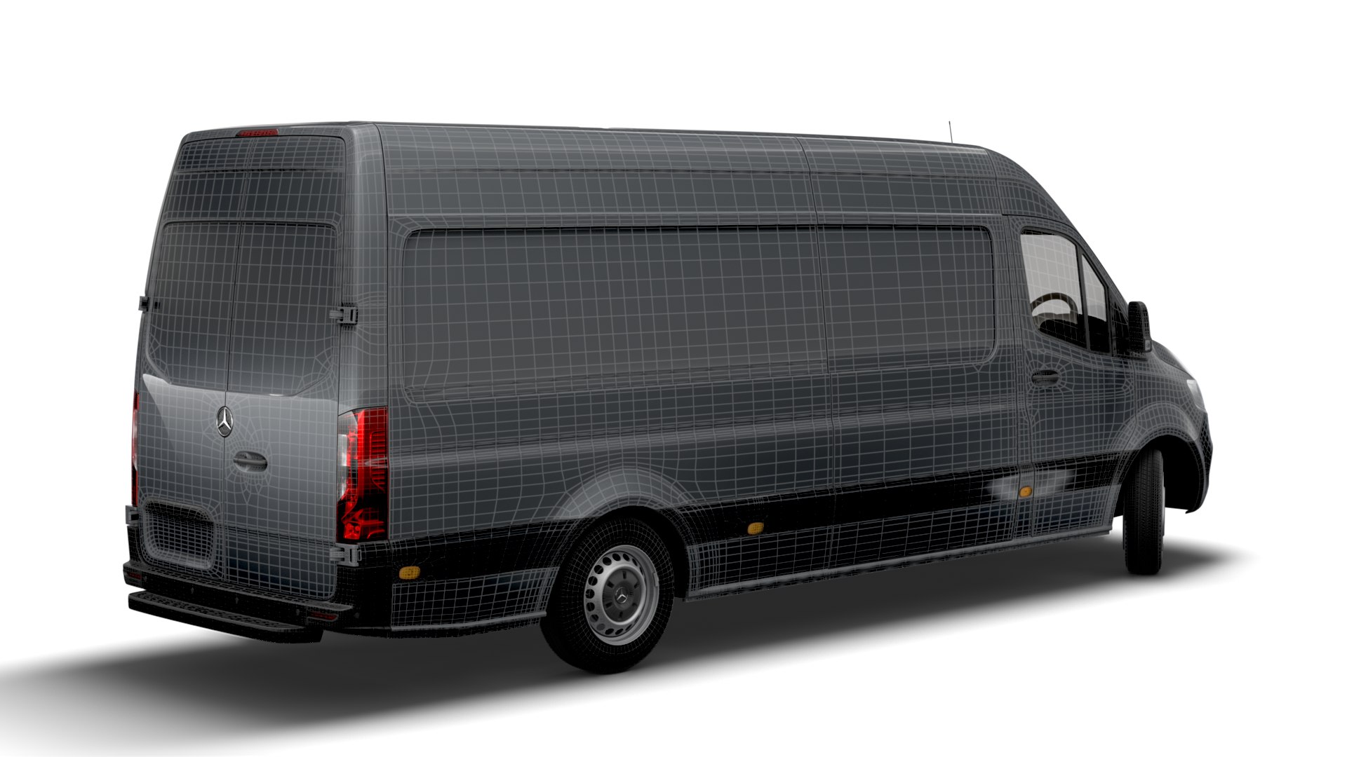 3D Mercedes Benz Sprinter L3h2 Model - TurboSquid 1649847