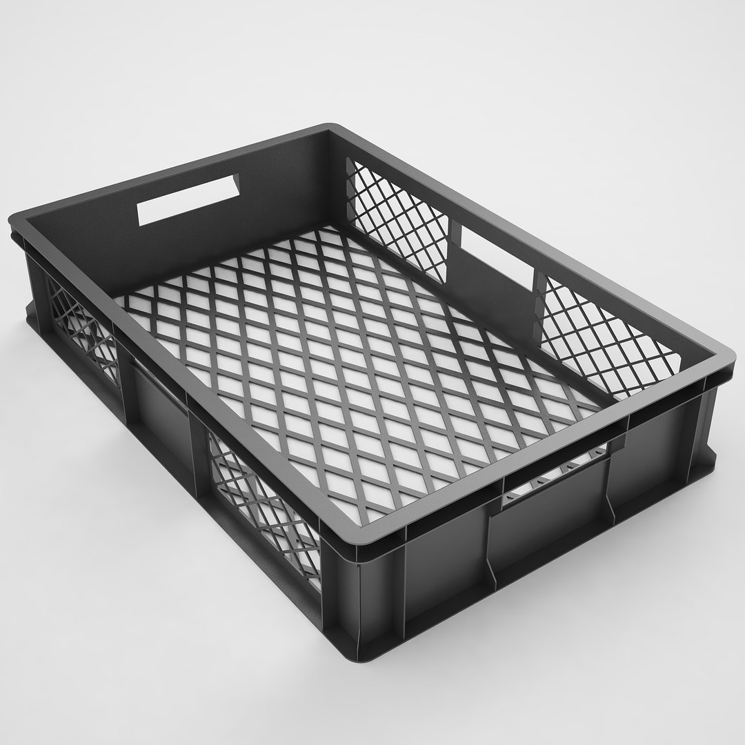 3d Model Plastic Crate