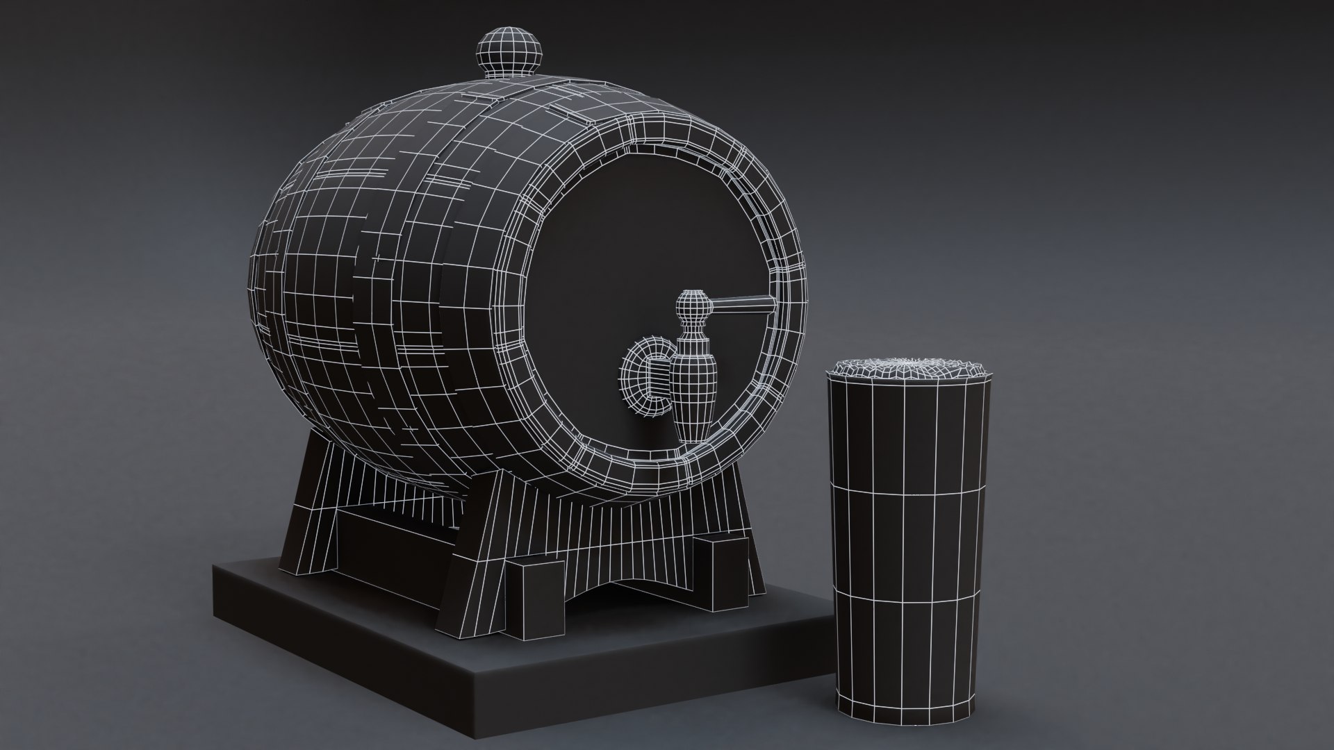 3D Model Beer Barrel 2 - TurboSquid 1782710