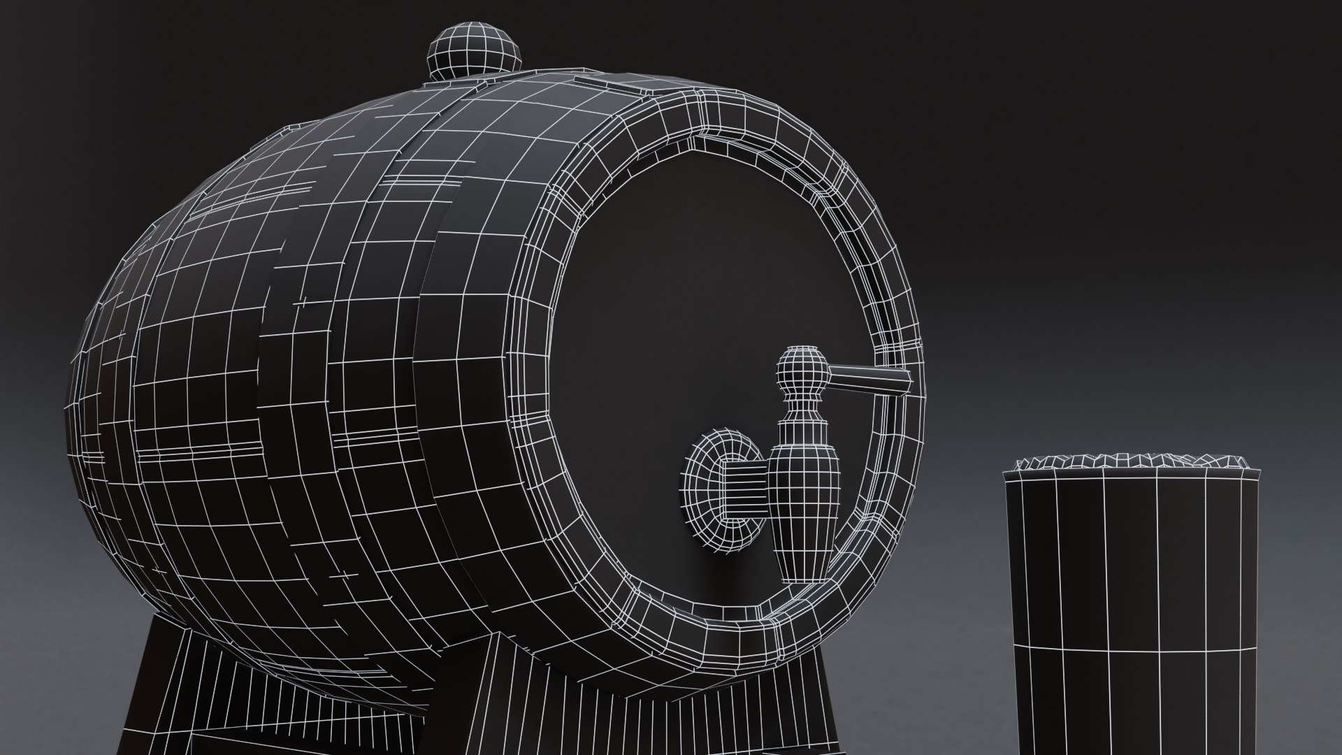 3D Model Beer Barrel 2 - TurboSquid 1782710