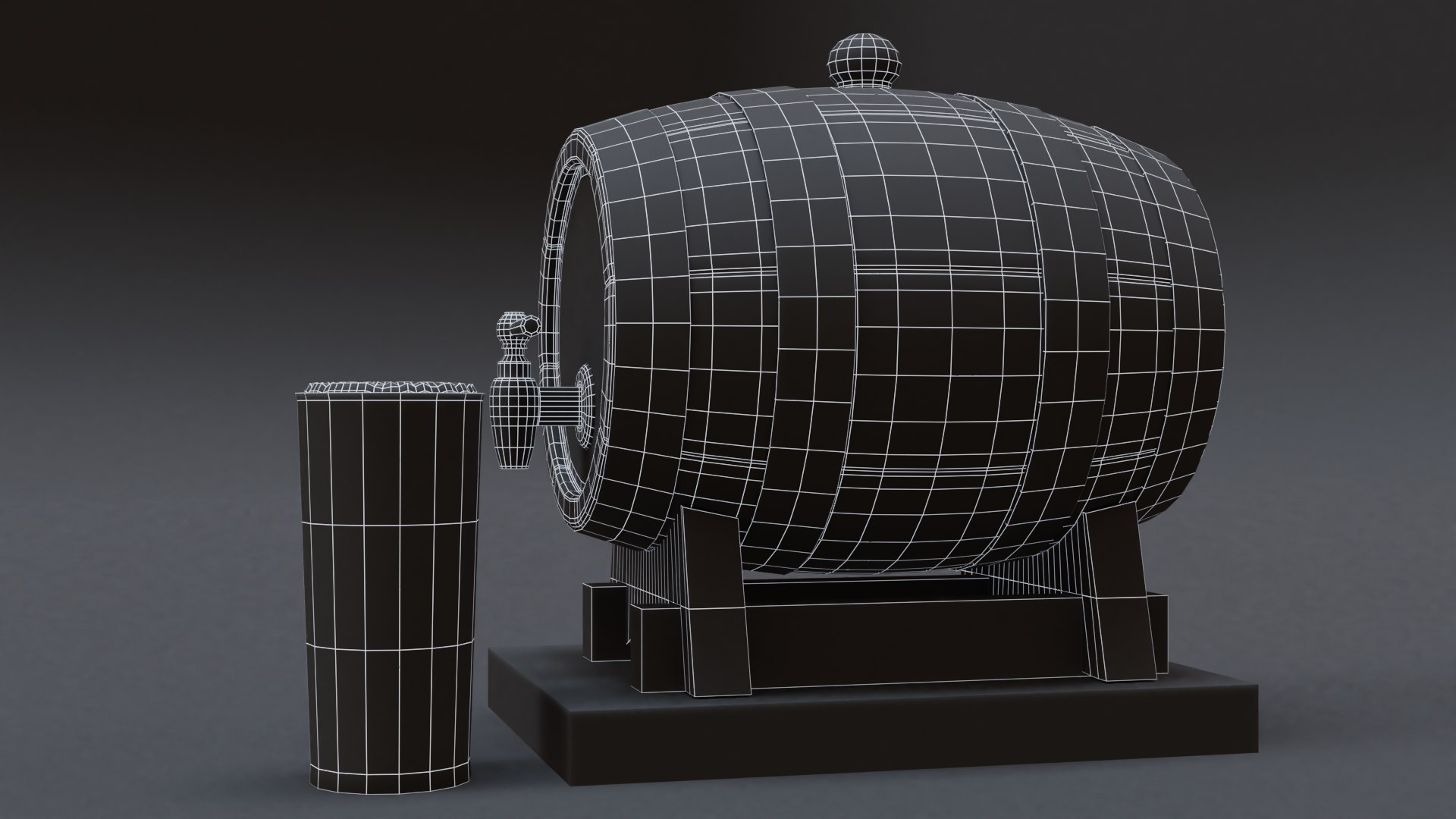 3D Model Beer Barrel 2 - TurboSquid 1782710