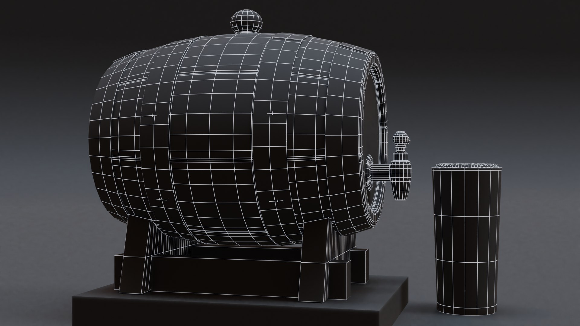 3D Model Beer Barrel 2 - TurboSquid 1782710